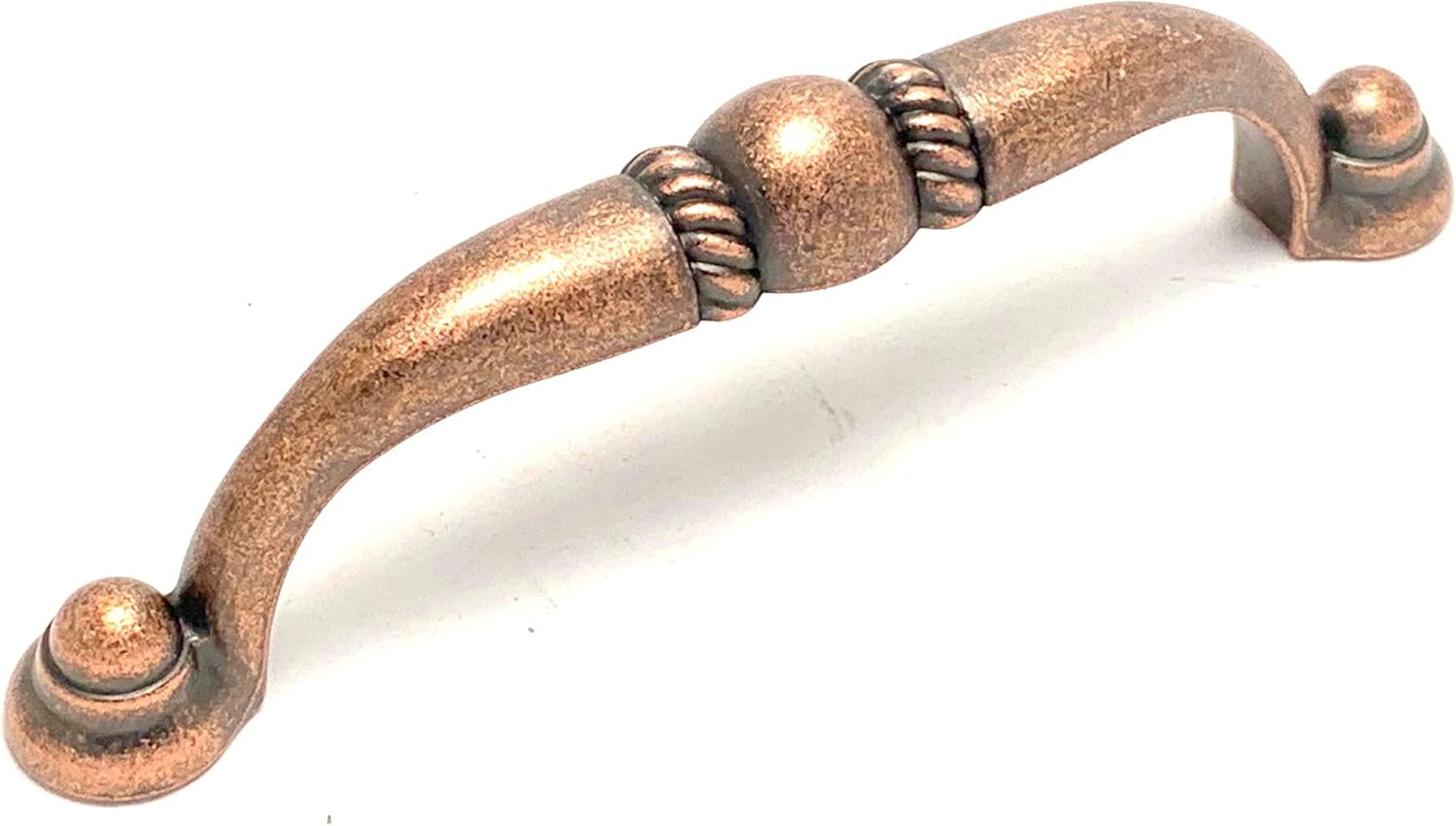 Sonoma Cabinet Hardware Madera Pull Handle Antique Copper 3.75" (96mm) Kitchen Bath Vanity ...