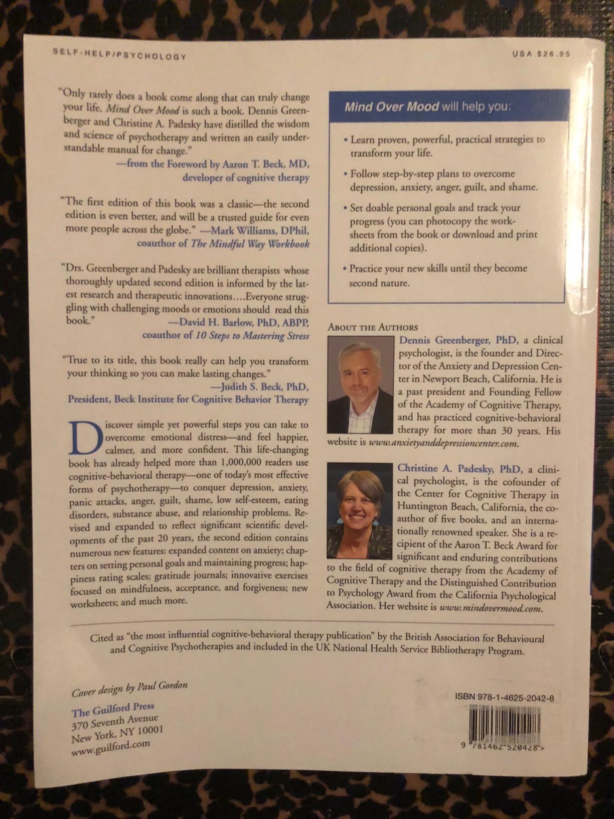 Mind Over Mood: Change How You Feel by Changing the Way You Think ...