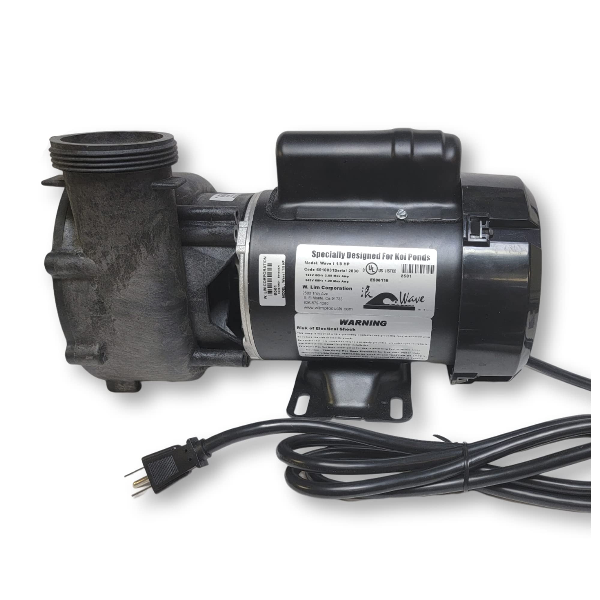 Amazon.com: Wave I Water Pump for Low Pressure Ponds, Water Gardens ...