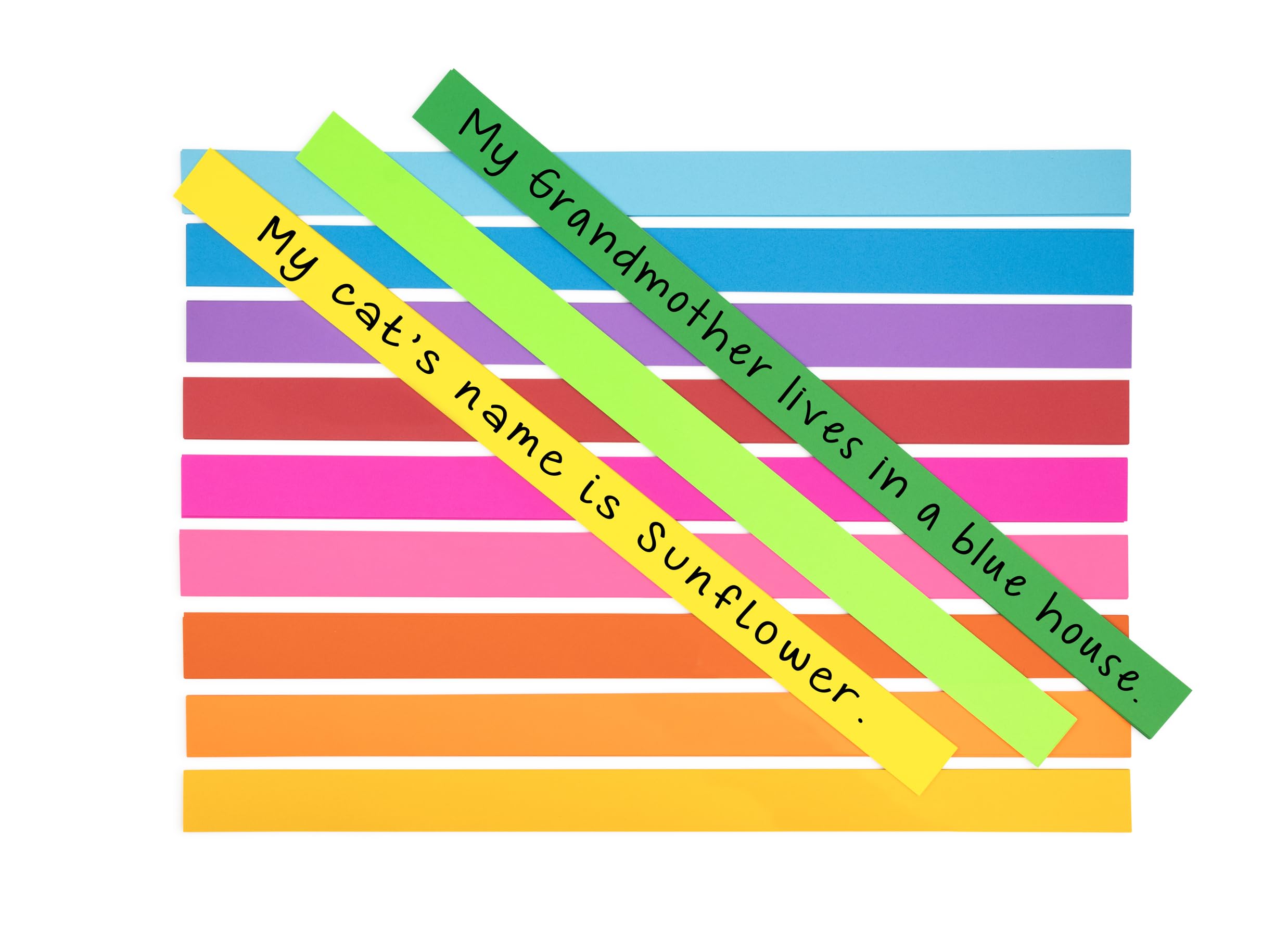 Snapklik.com : Hygloss Unruled Sentence Strips For Teachers - 1.5 X 23 ...