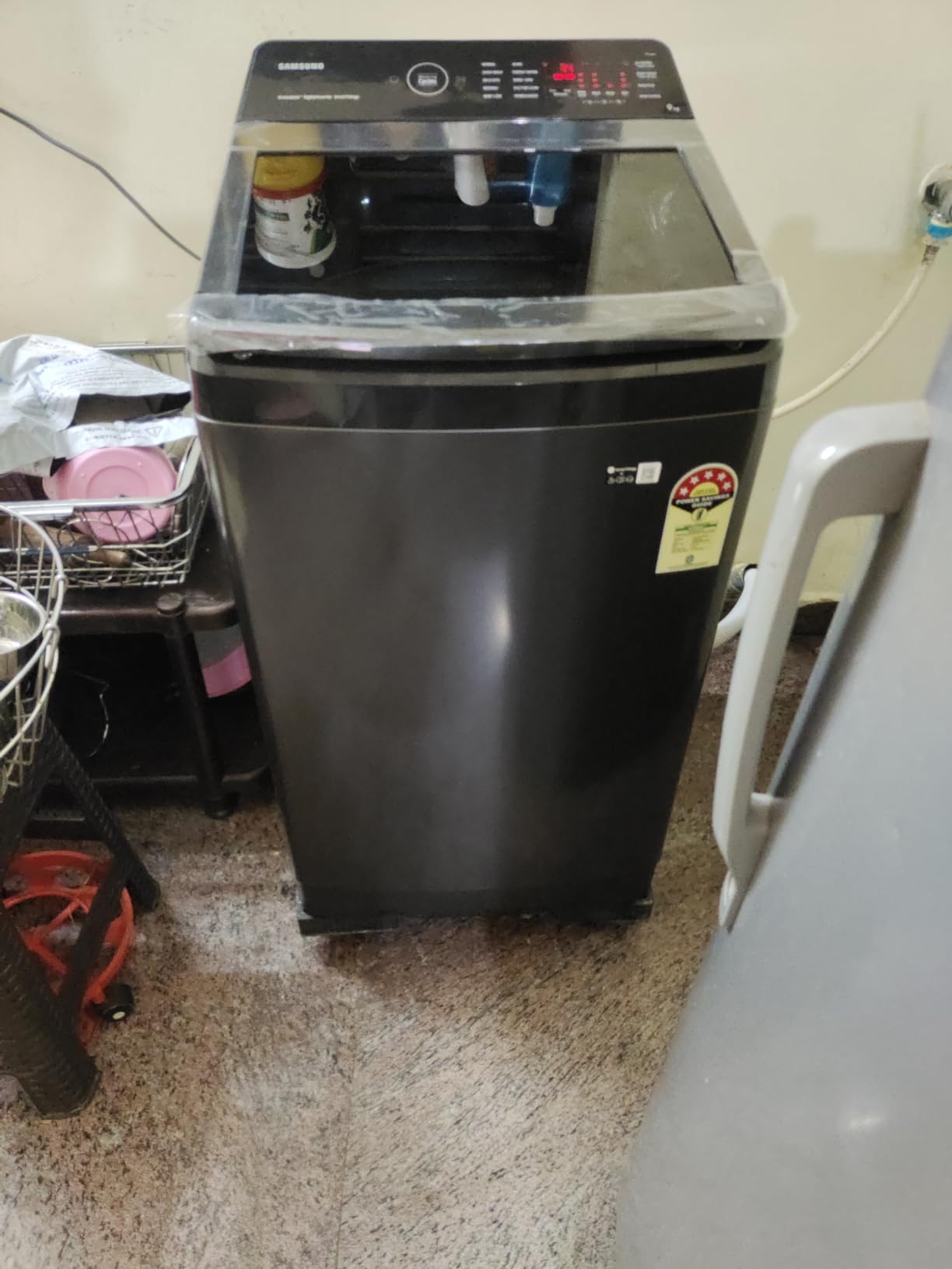 Samsung 9 kg, 5 star, Eco Bubble Technology with Super Speed, Wi-Fi ...