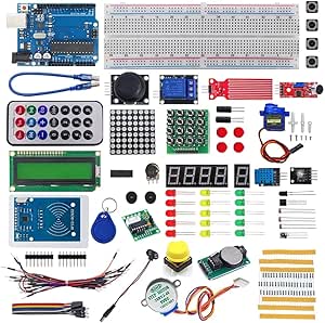 Amazon.com: SDATEKIT Arduino UNO R3 Starter Kit, 36pcs Comprehensive Beginner Learning Set with ...
