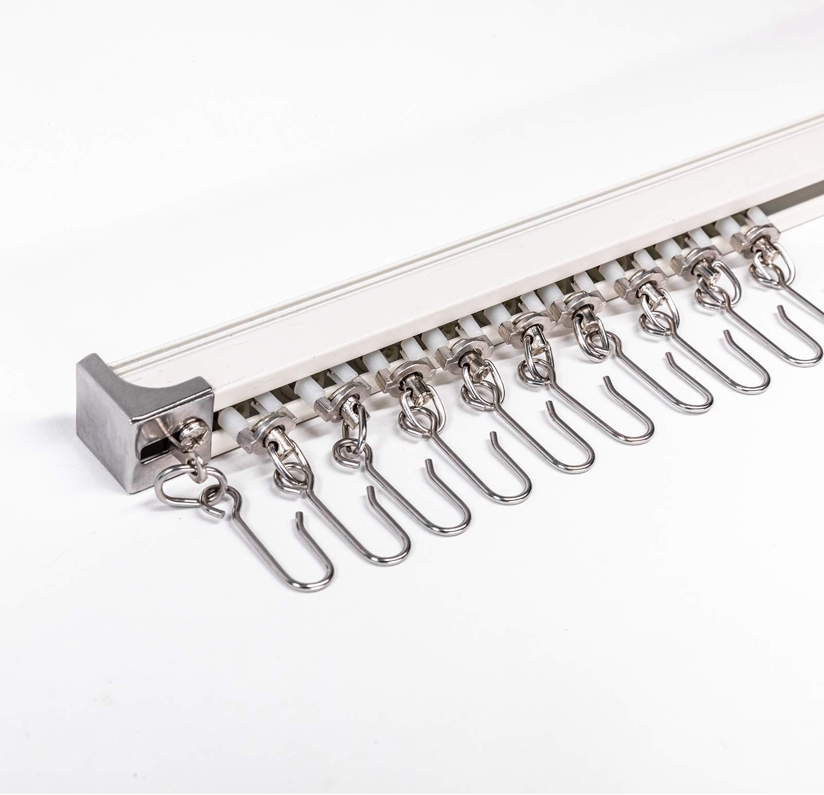 Amazon.com: 3.6ft-10.8ft Upgraded Aluminum Curtain Track, Ceiling or ...