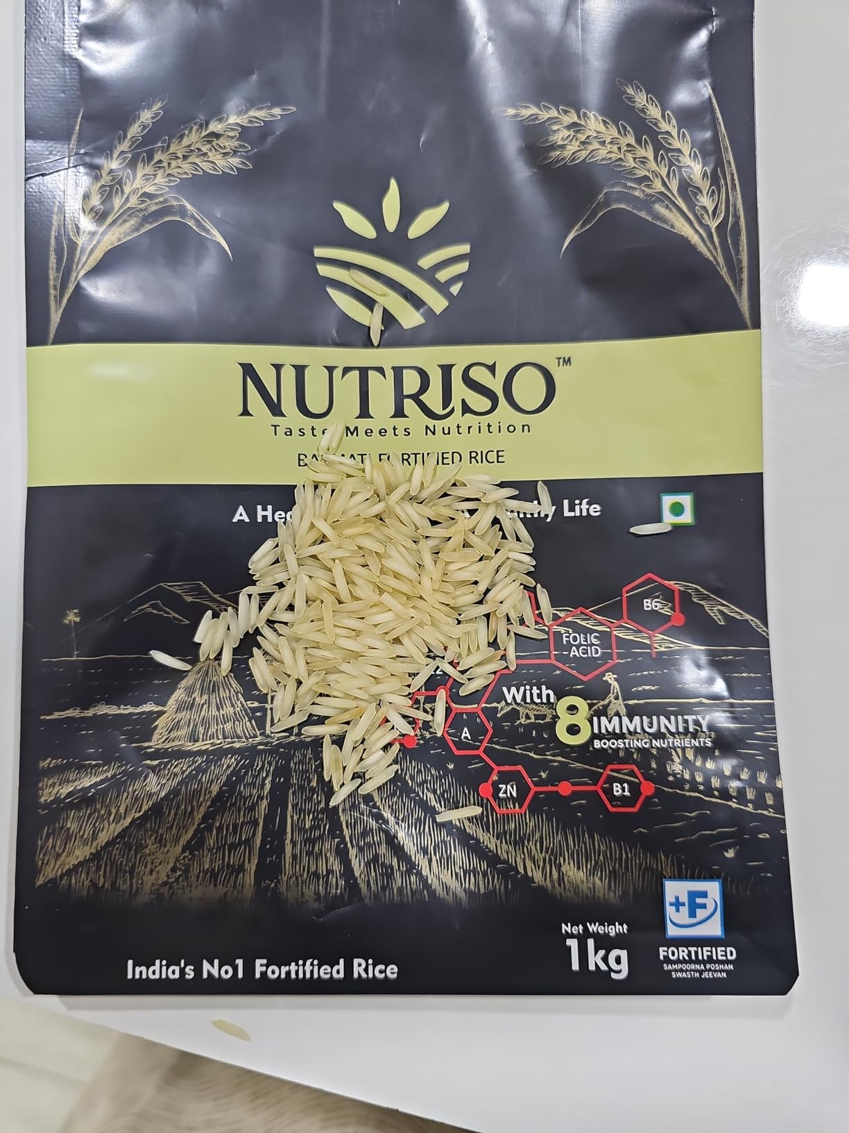 Nutriso Fortified Basmati Rice | Fortified Basmati Rice | Long Grain ...