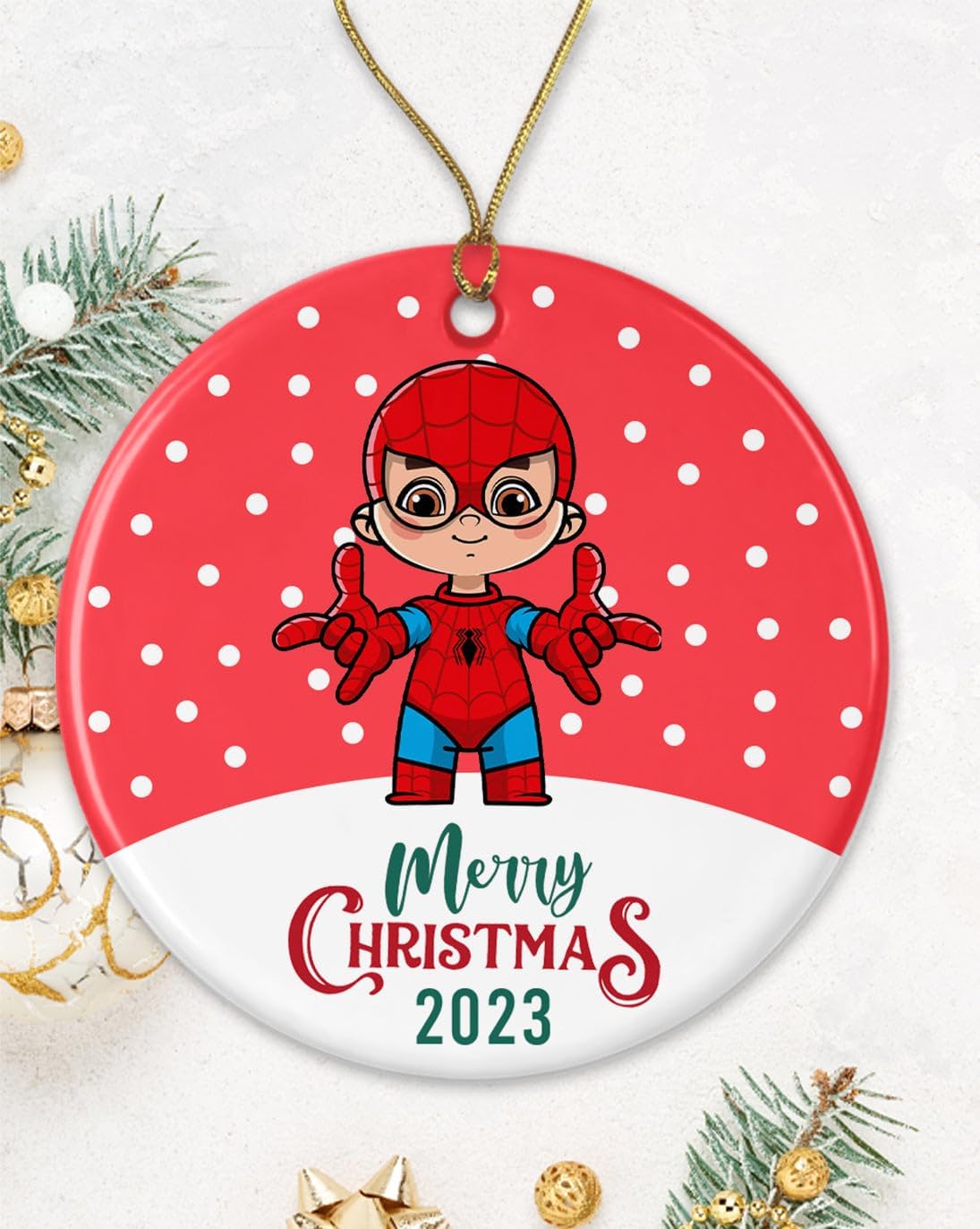Amazon.com: Spider-Man1 Chibi Christmas 2023 Ornament - Christmas ...