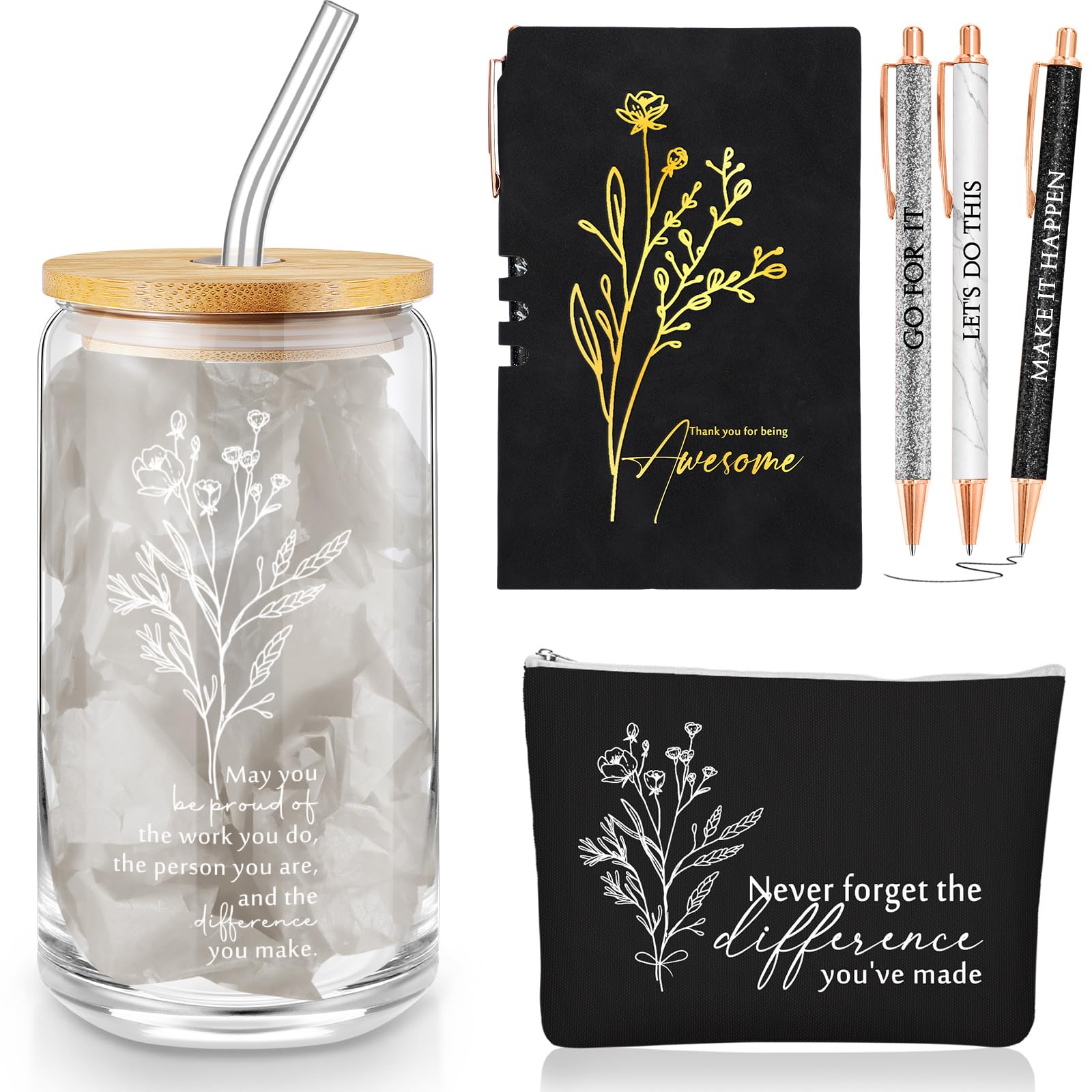 Amazon.com | Funnymoom 6 Pcs Employee Appreciation Gift Set for Women ...