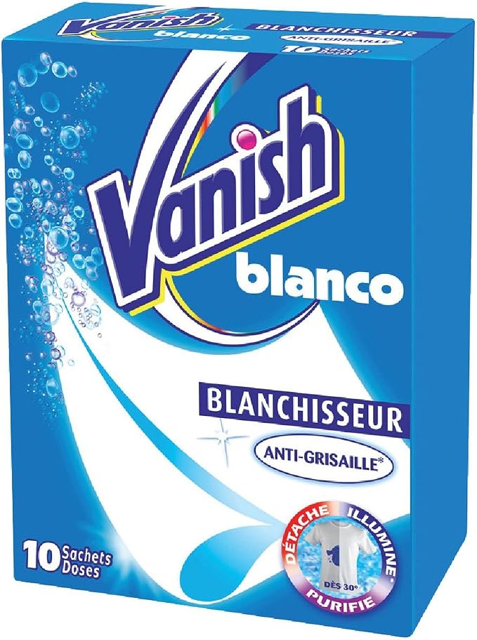 10 sachets - Blanco blanchisseur anti-grisaille : Amazon.fr: Epicerie