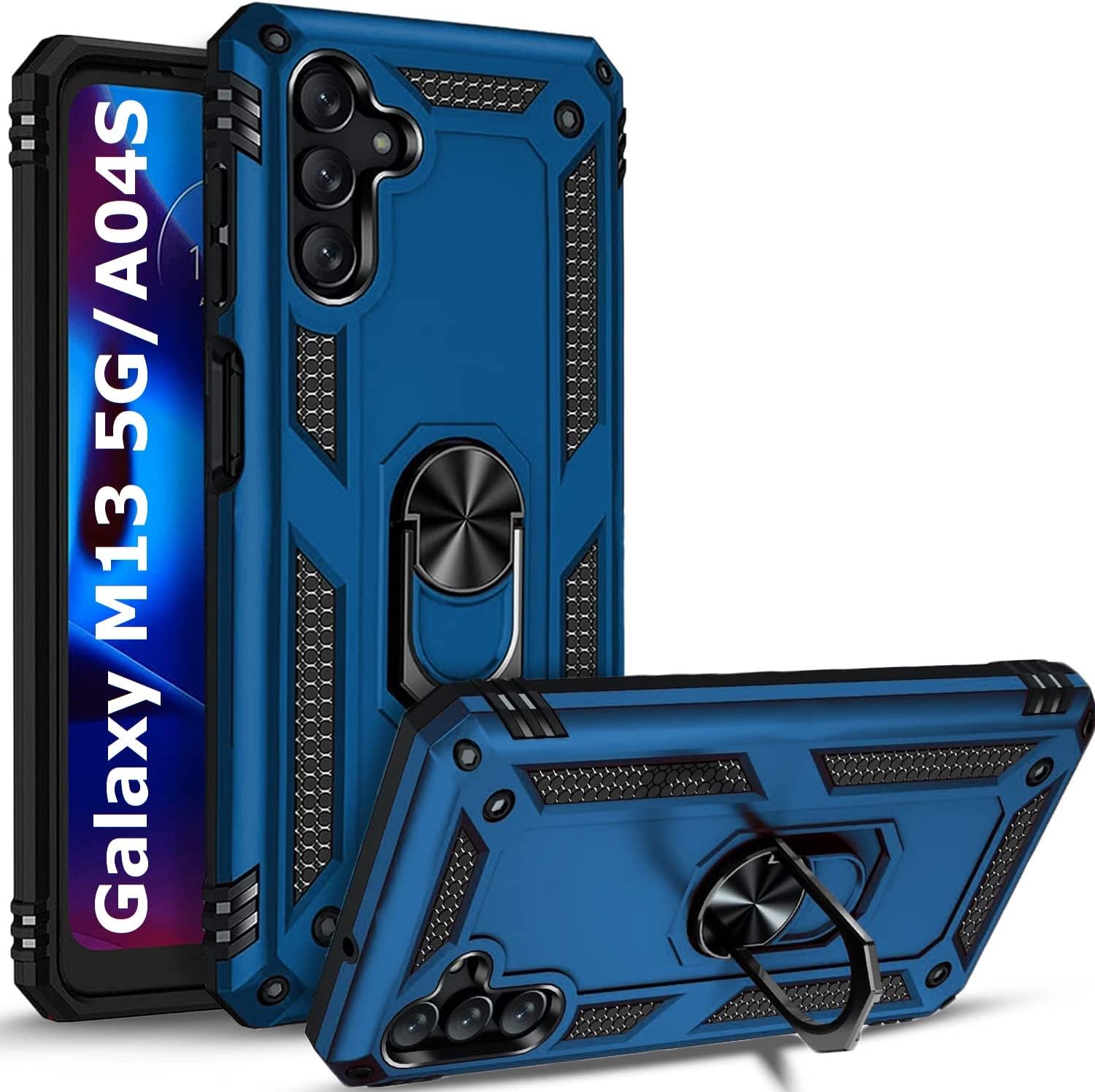 REALCASE Samsung M13 5G/ A04S Back Cover Case | Heavy Duty PC Hybrid ...