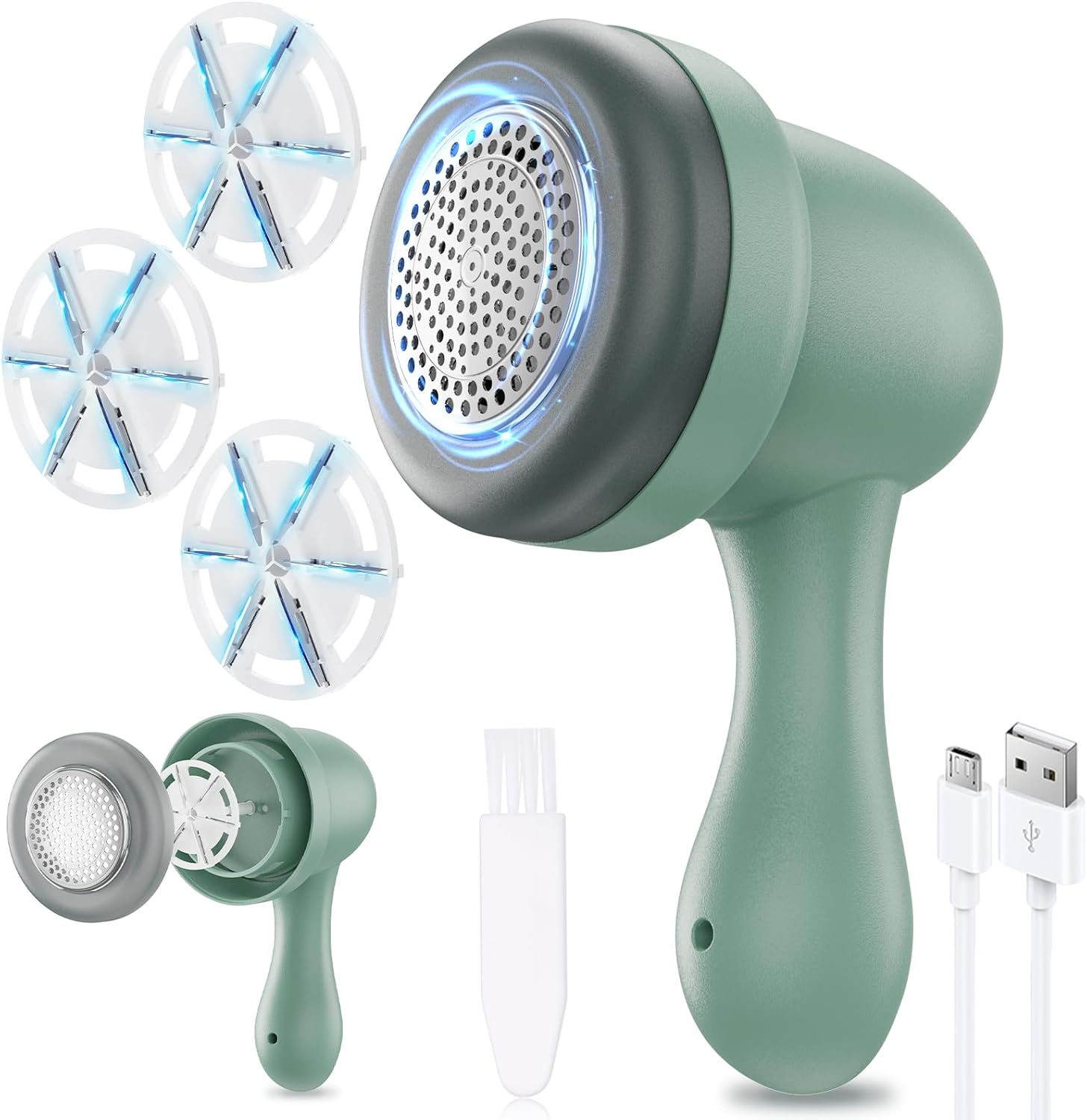 Amazon.com: Electric Lint Remover Fabric Shaver, USB Rechargeable ...