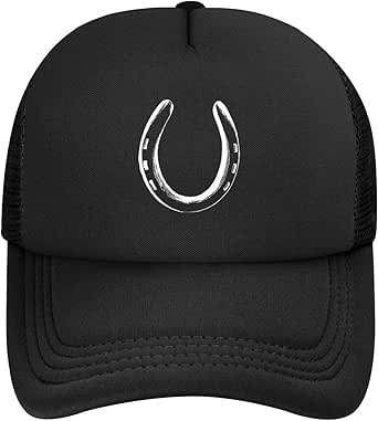 Zusolf A Horseshoe Trucker Hat High Crown Mesh Back Trucker Hat Front ...