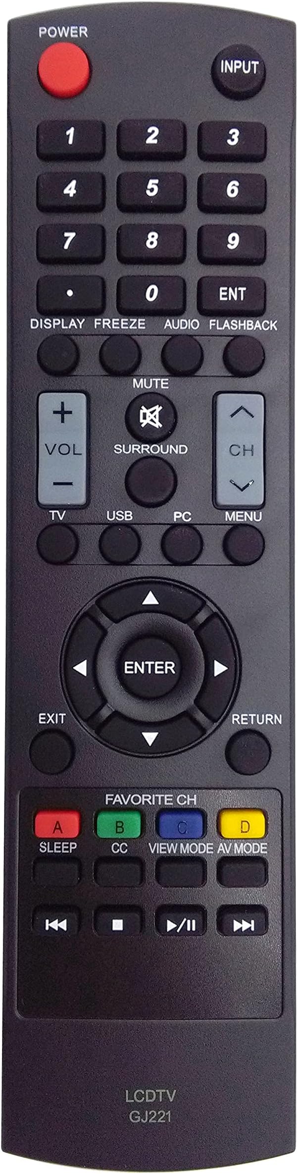 Amazon.com: GJ221 Replace Remote Control fit for Sharp TV LC26SV490U LC ...