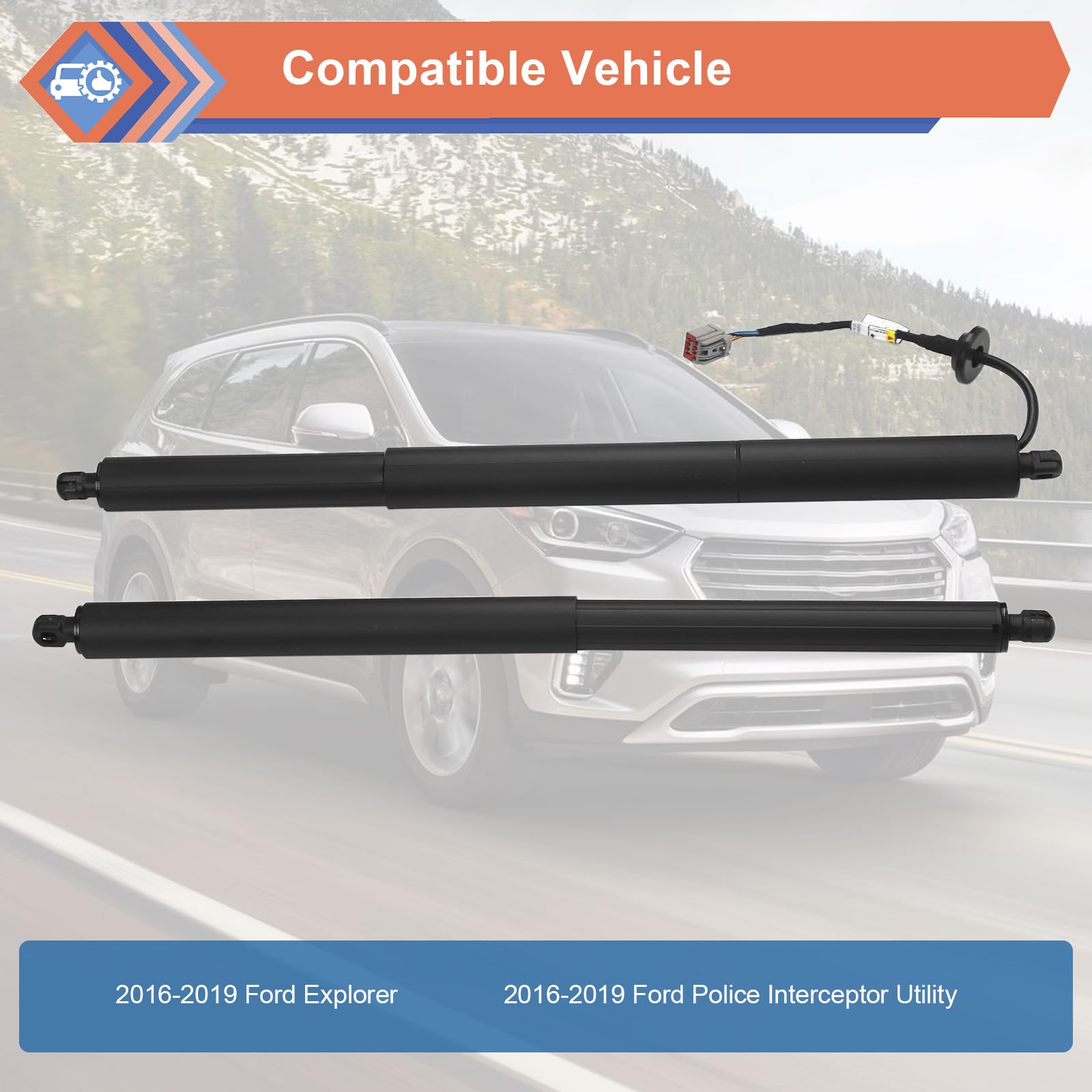 Snapklik.com : ZONFANT Left & Right Side 2Pcs Electric Rear Tailgate ...