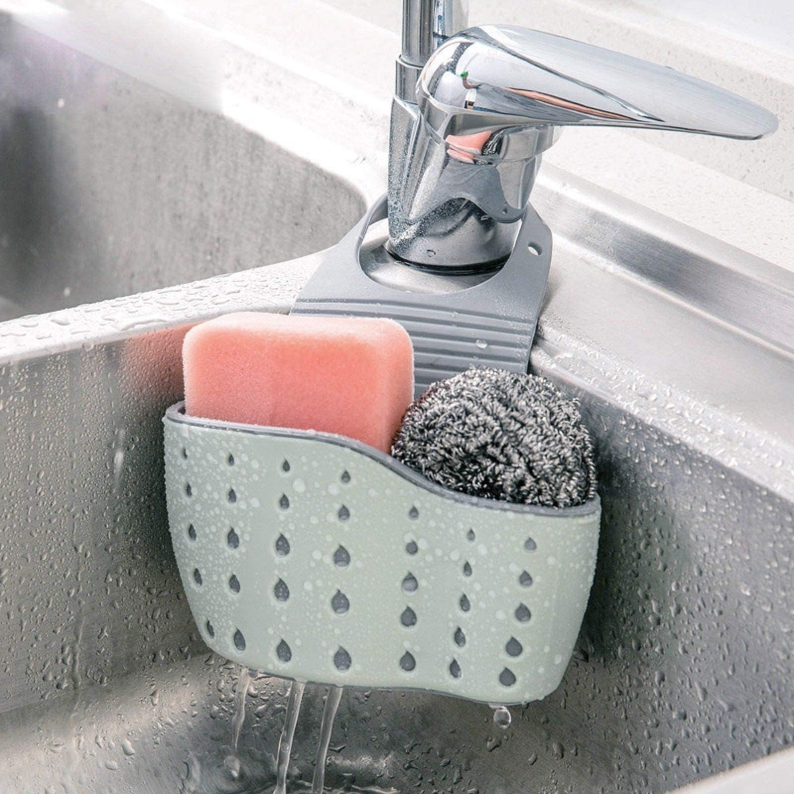 Amazon.com - Achenyu Sink Caddy Sink Sponge Holder - Faucet Rack Shower ...