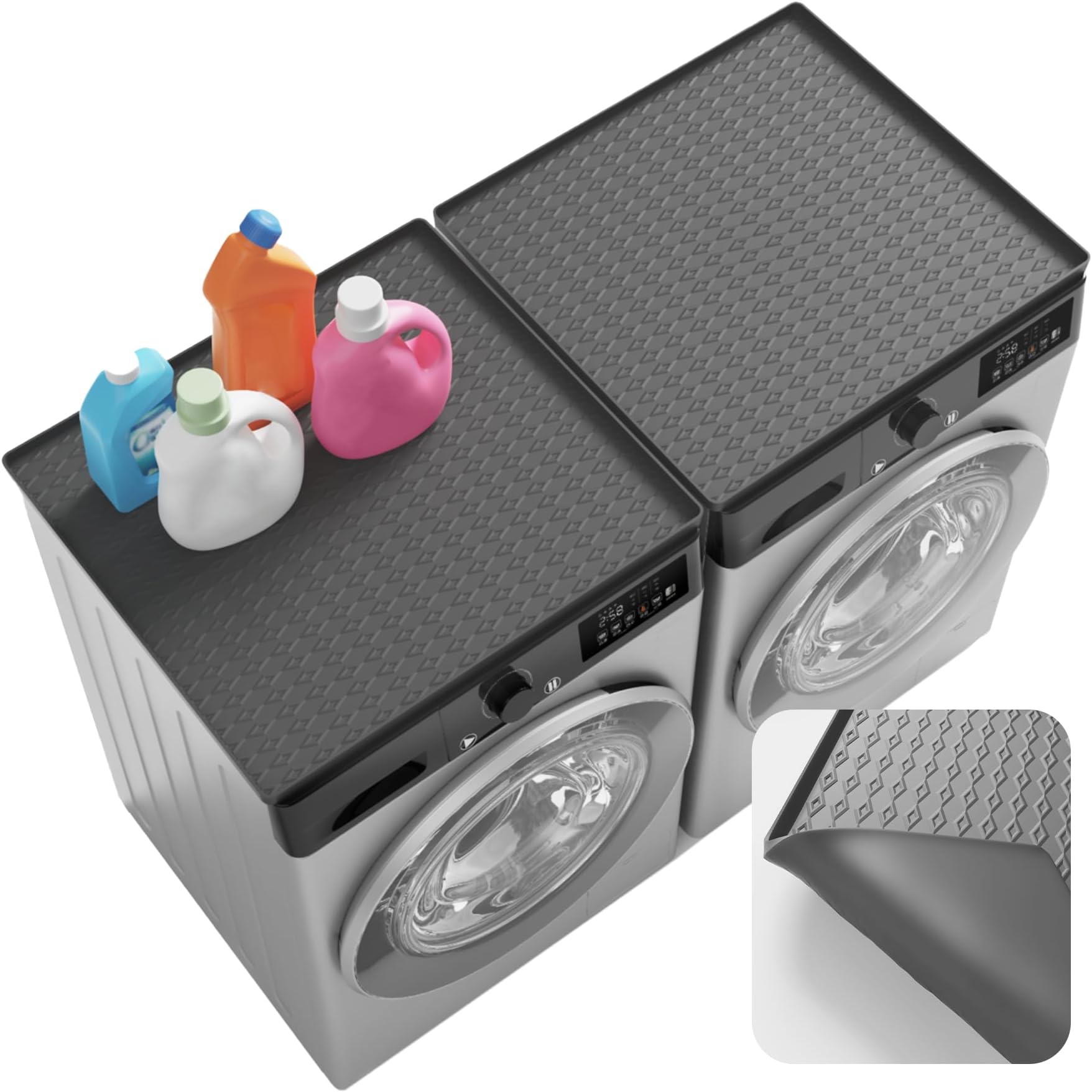 Amazon.com: Mini Fridge Silicone Mat with 4 Sturdy Base Raisers, 24''x ...