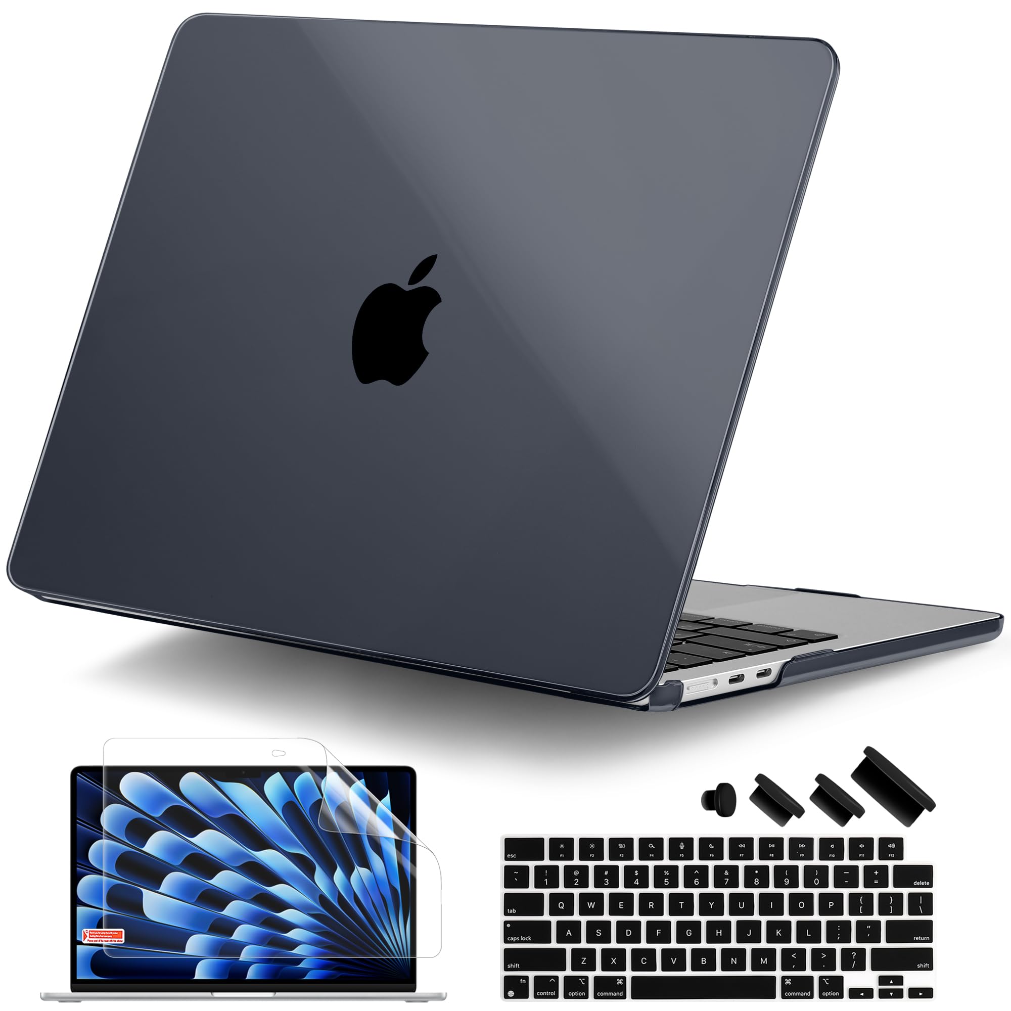 Amazon.com: DONGKE Compatible with M3 MacBook Air 15 Inch 2024 2023 ...