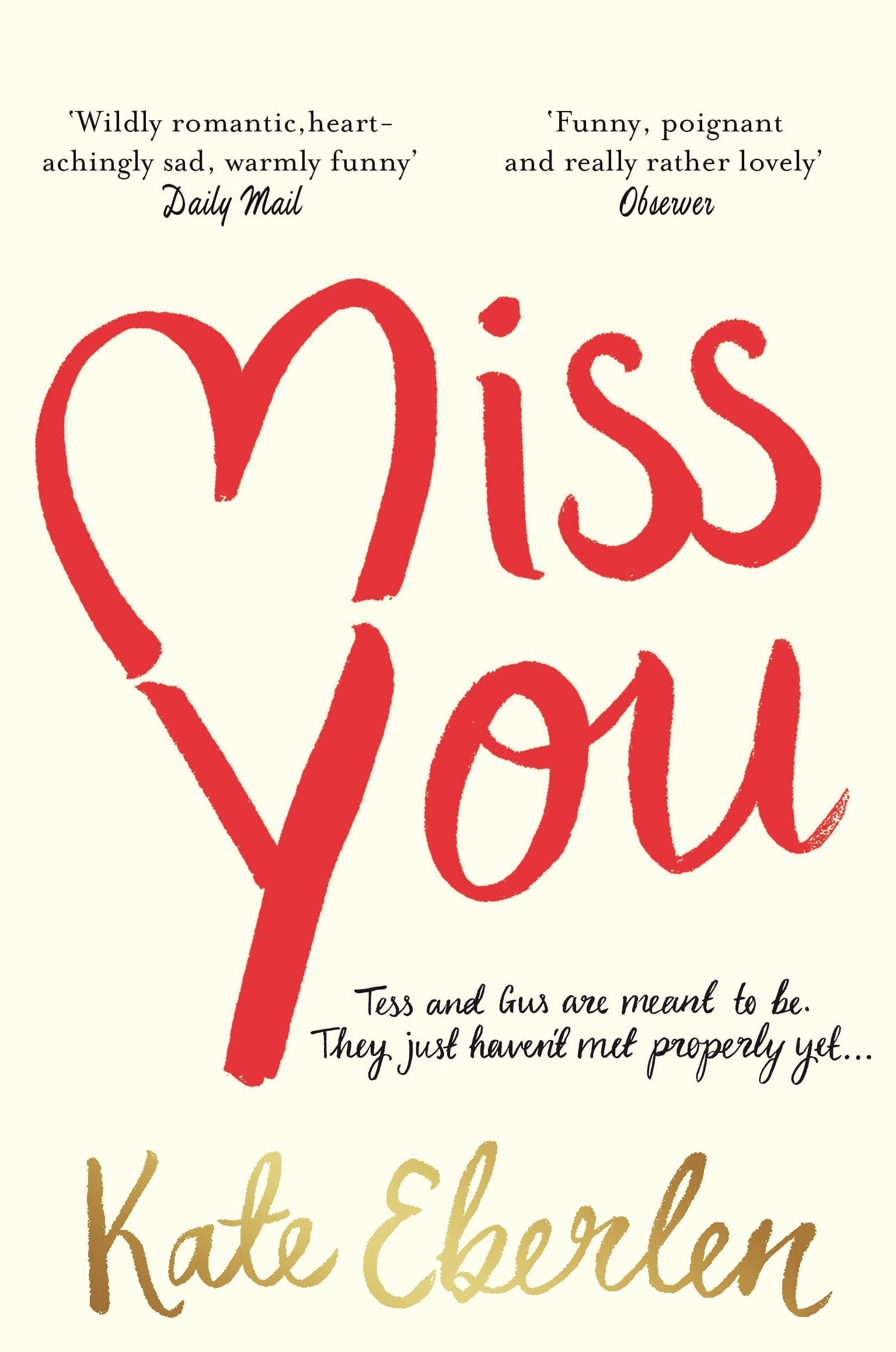 Miss You: The Wildly Romantic Richard & Judy Book Club Pick: Amazon.co ...