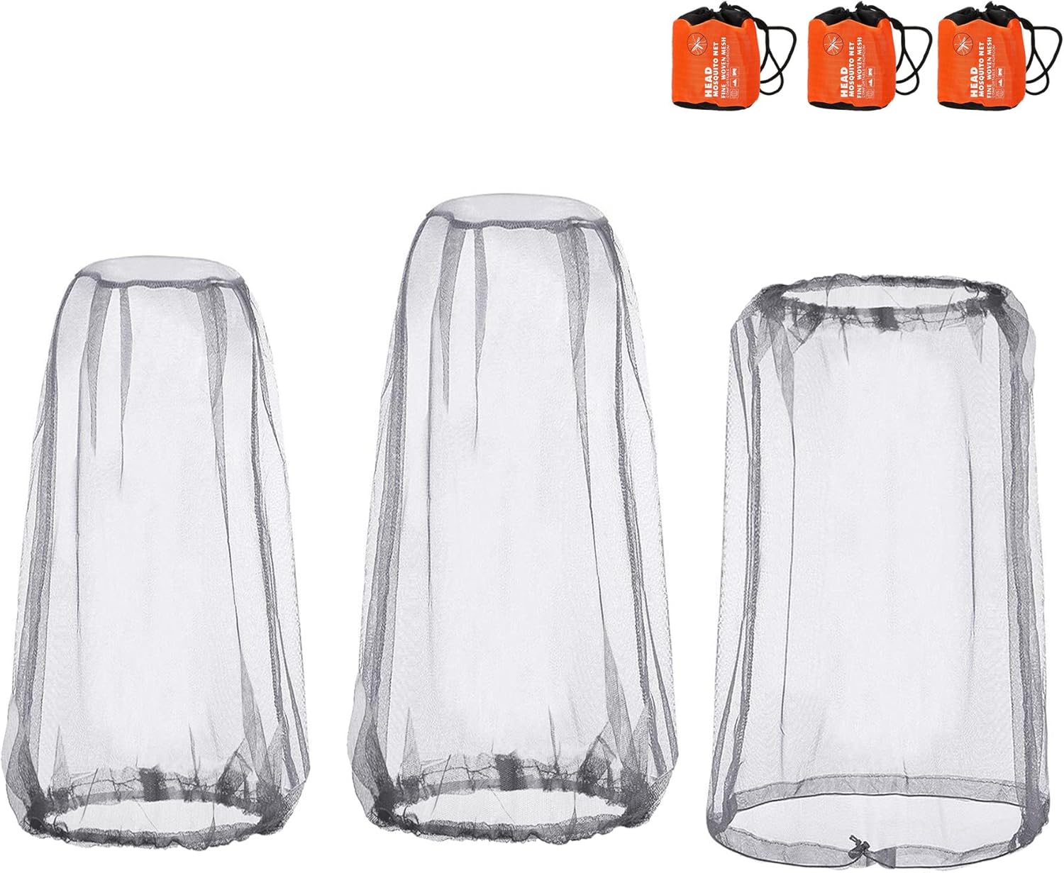 Amazon.com: Mosquito Head Net Mesh, Face Neck Fly Netting Hood from ...