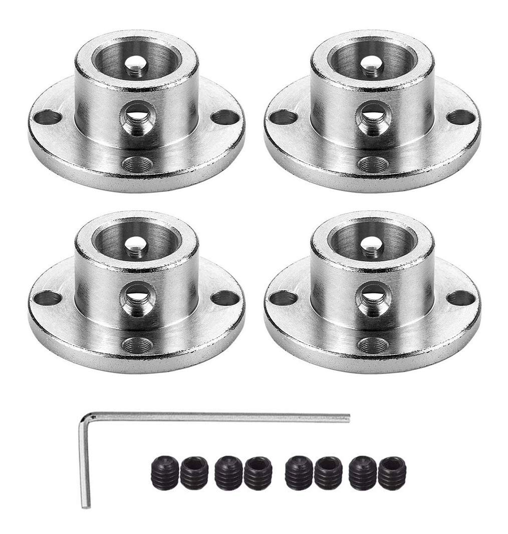 Snapklik.com : 4Pcs 12mm Flange Coupling Connector, Rigid Guide Model ...