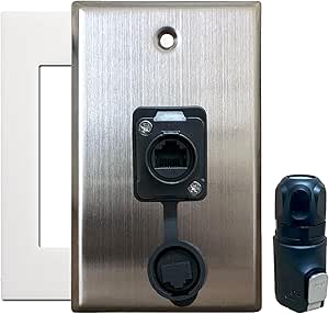 Amazon.com: DIYTECH Outdoor Ethernet Wall Plate, Outdoor Ethernet Box ...
