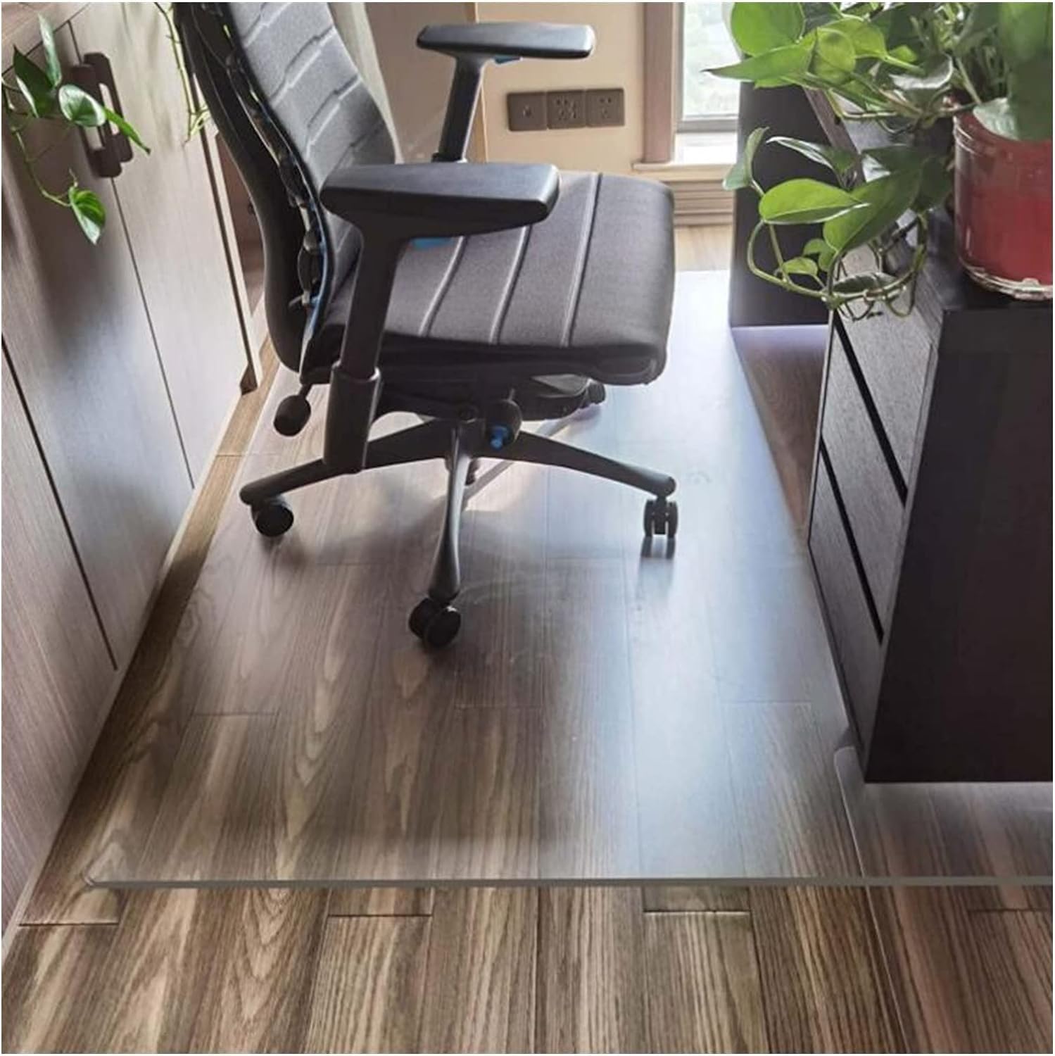 Amazon.com : Computer Chair Mat for Hard Floors PVC Transparent ...