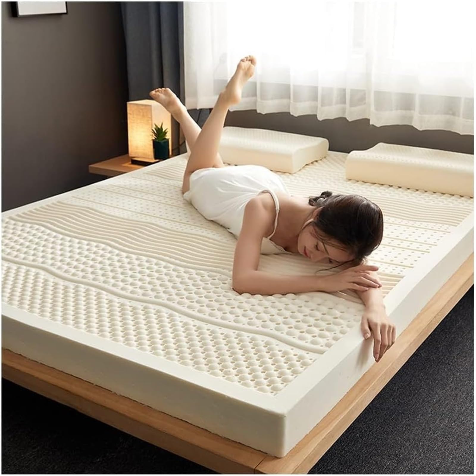 Organic Latex Mattress Topper King (3in) | Natural Latex Topper for Orthopedic Support ...