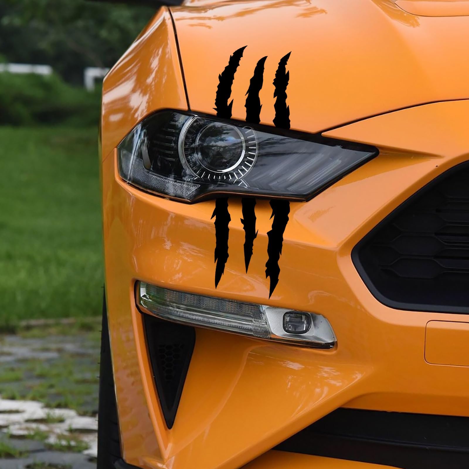 Amazon.com - 2 Black RIPPED CLAW Marks 13" Vinyl Sticker Decals ...