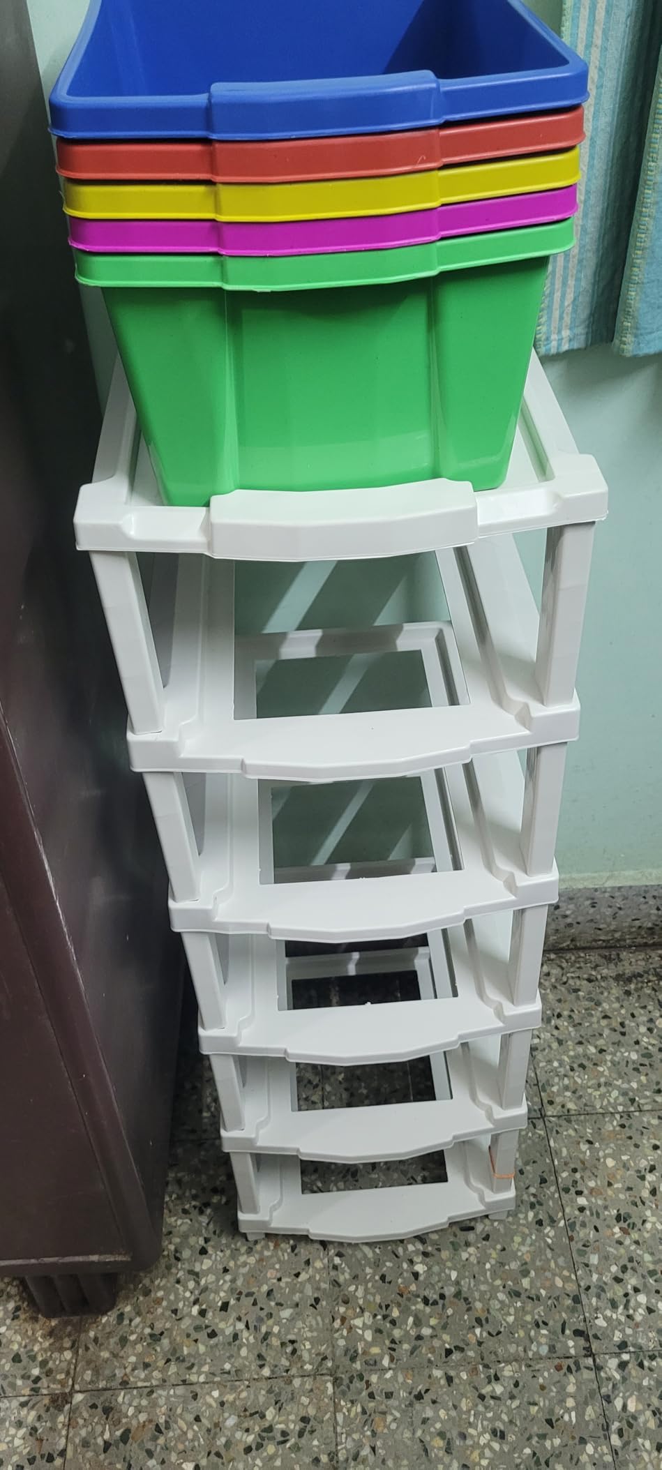 GROZNOL 5XL Plastic Modular Drawer System for Home, Office, Hospital ...