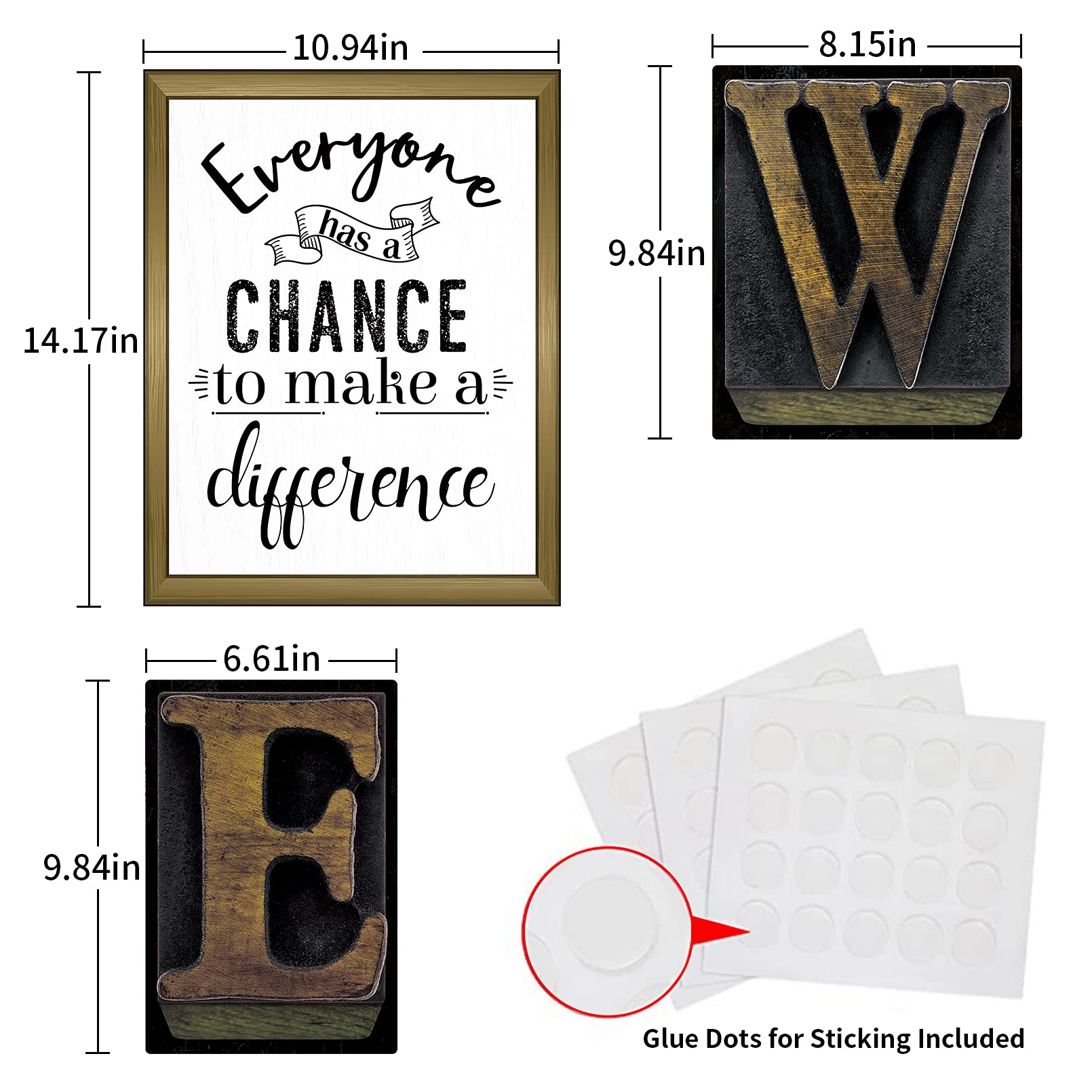 Snapklik.com : Classroom Decorations, 13pcs Industrial Chic ...