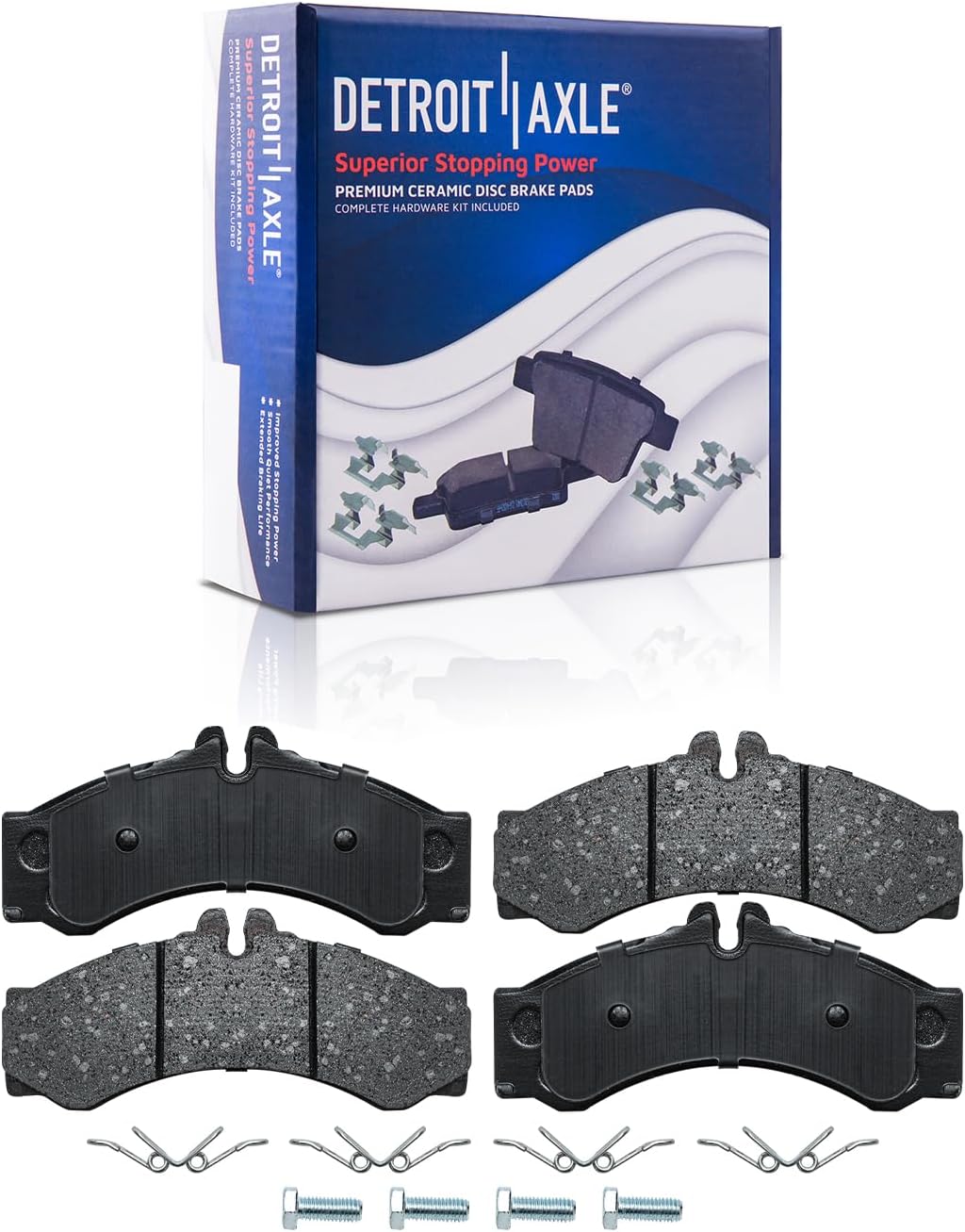 Amazon.com: Detroit Axle - Front or Rear Brake Pads for 02-06 ...