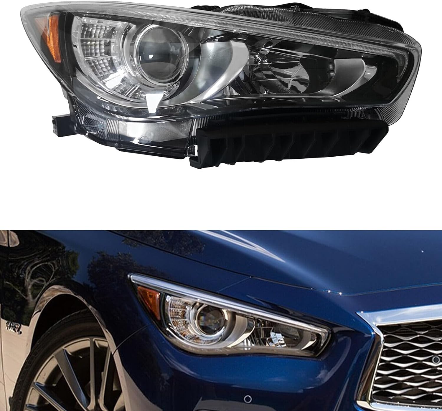 Amazon.com: Sallurmose Left & Right Headlight Assembly Fit 2014-2022 ...