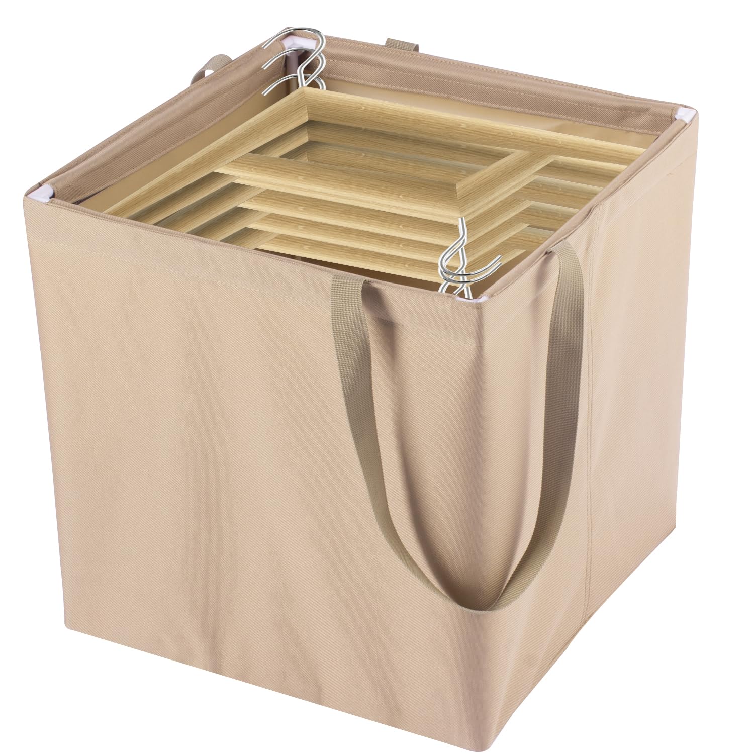 Amazon.com: YUJHON Hanger Storage Bag Clothes Hanger Organizer Holder ...