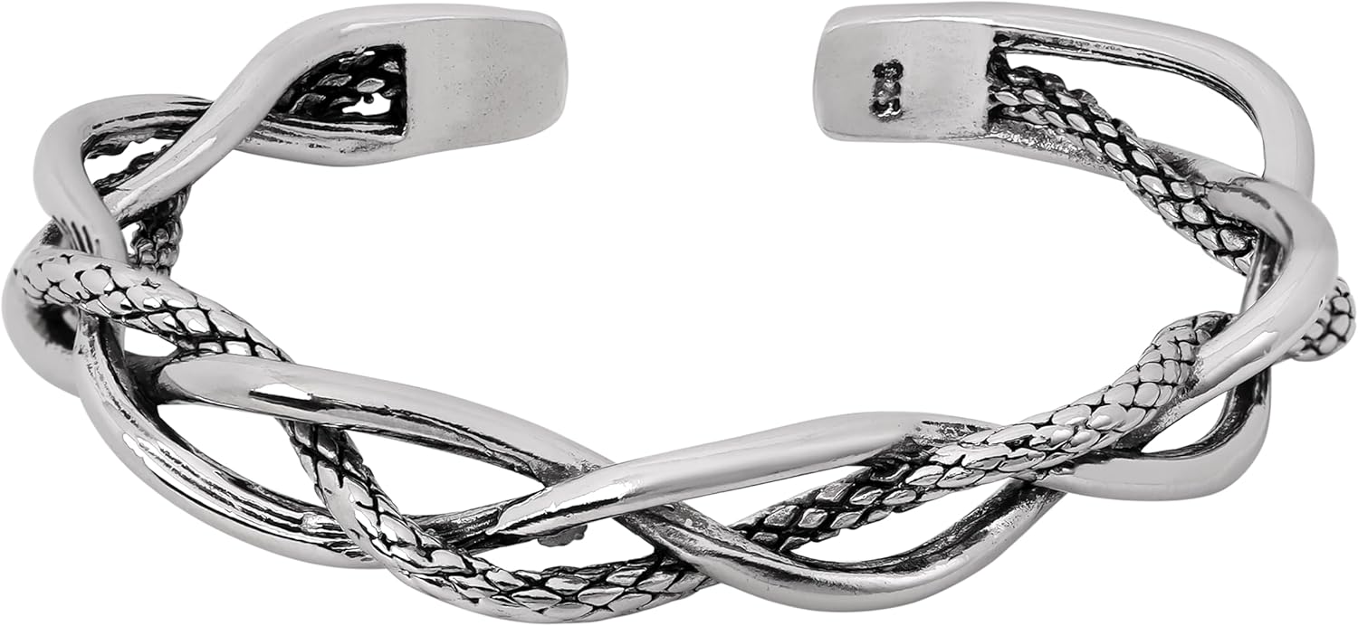 Amazon.com: HAQUIL Vintage Twisted Gothic Snake Rope Adjustable ...