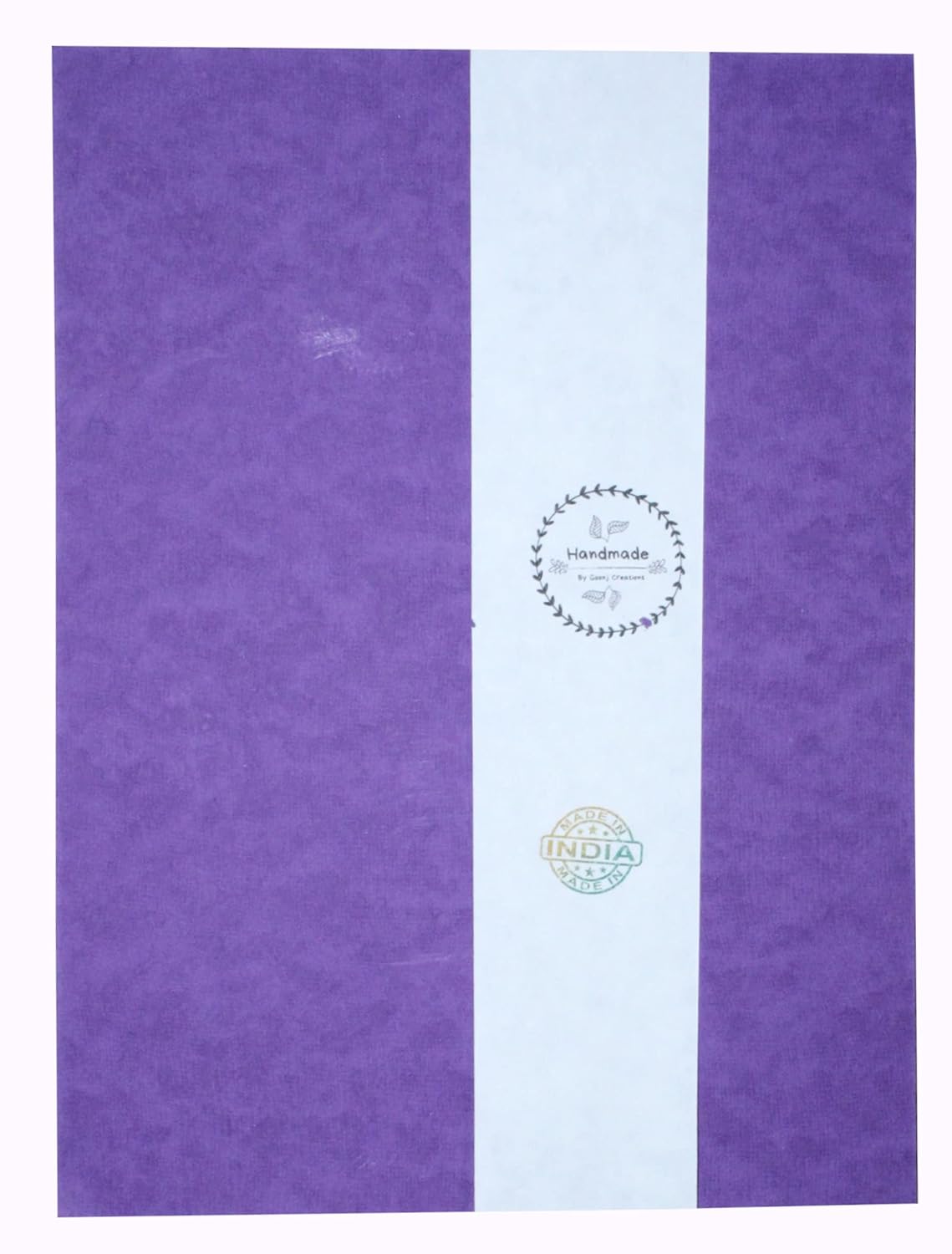 Handmade PURPLE Color Paper A4 Size Sheets (Pack of 25) : Amazon.in ...
