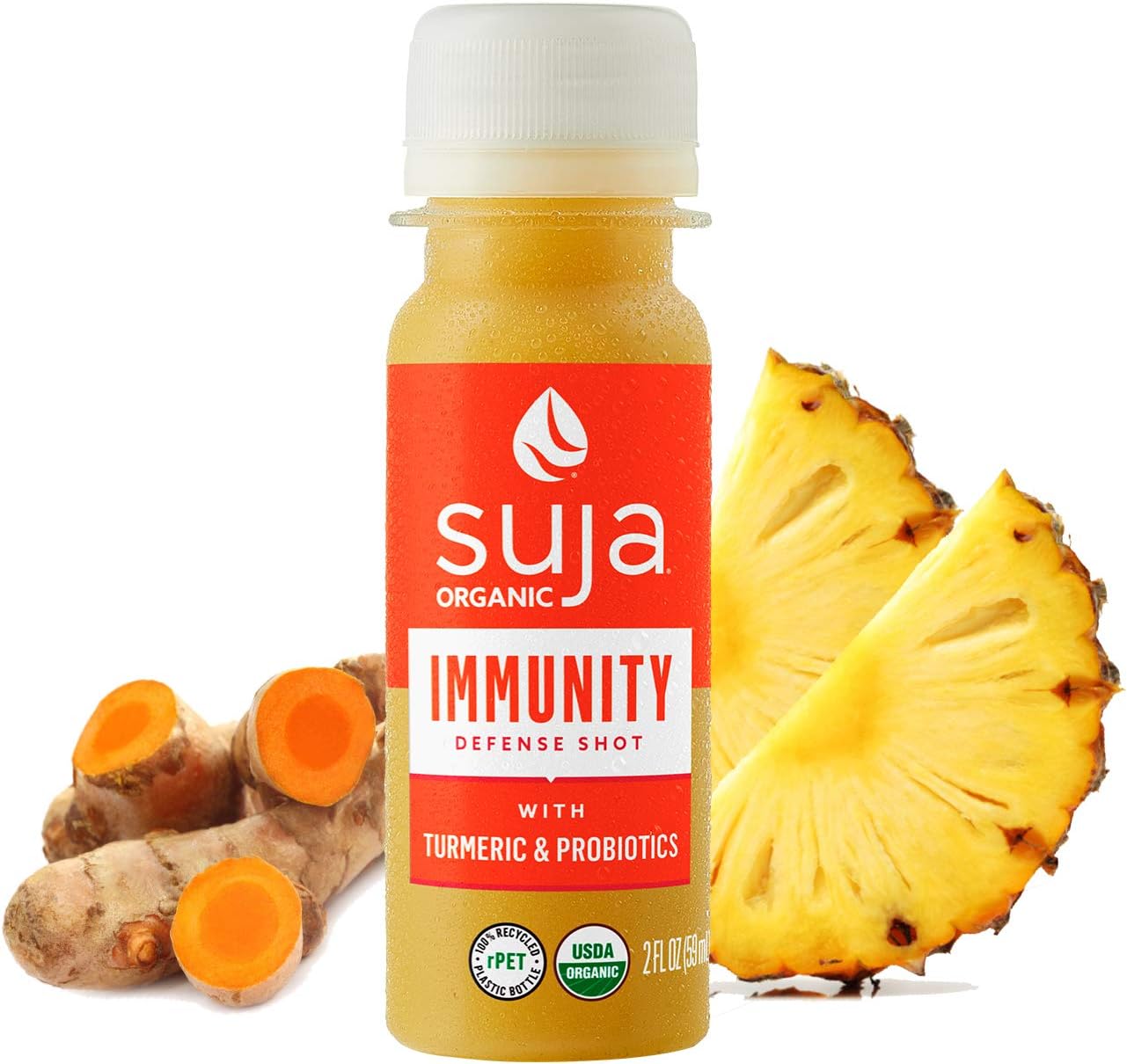 Amazon.com : Suja Organic Immunity Defense Shot (20 Pack) with Turmeric ...