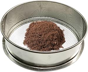 Generic Garden Sieve for Soil and Stones, 20cm/30cm Stainless Steel ...