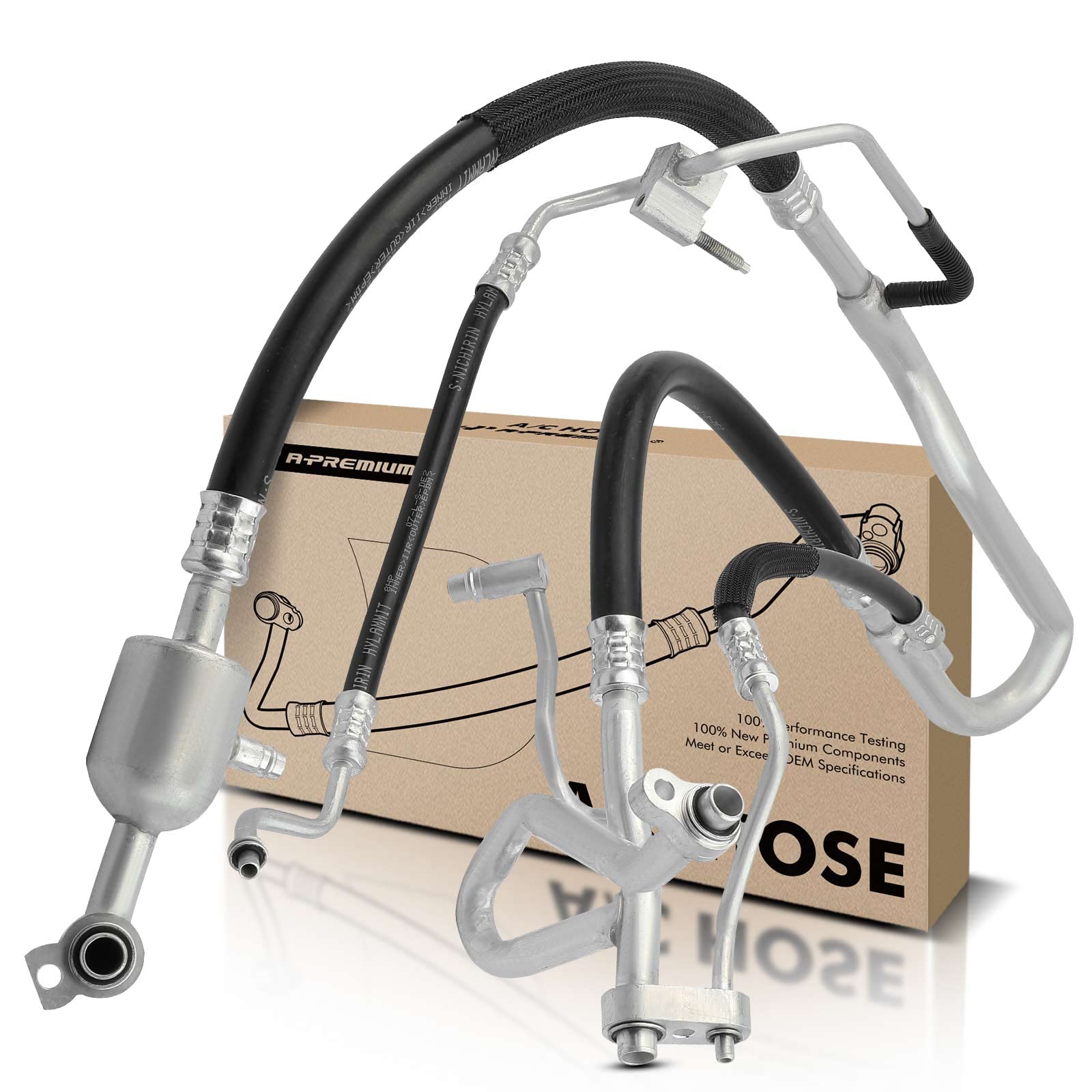A/c High Pressure Line A-Premium AC Hose Assembly - Suction/Discharge ...