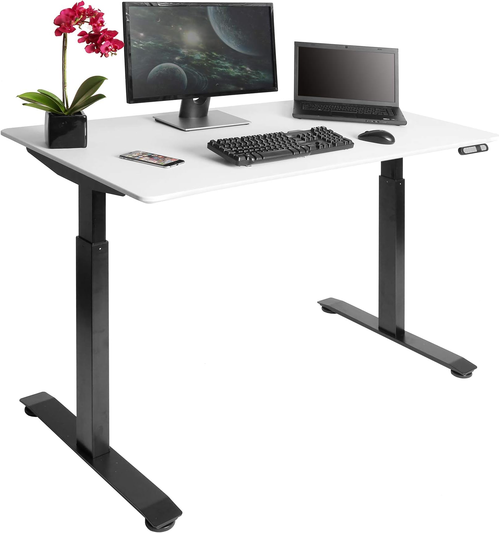 Amazon.com: Seville Classics Airlift S2 54" Solid-Top Electric Height ...