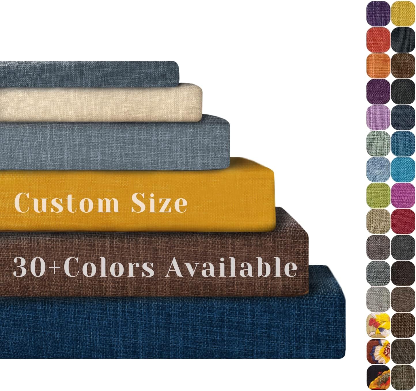 Amazon.com: Lsjoaw Custom Size Bench Cushion for Indoor Outdoor ...