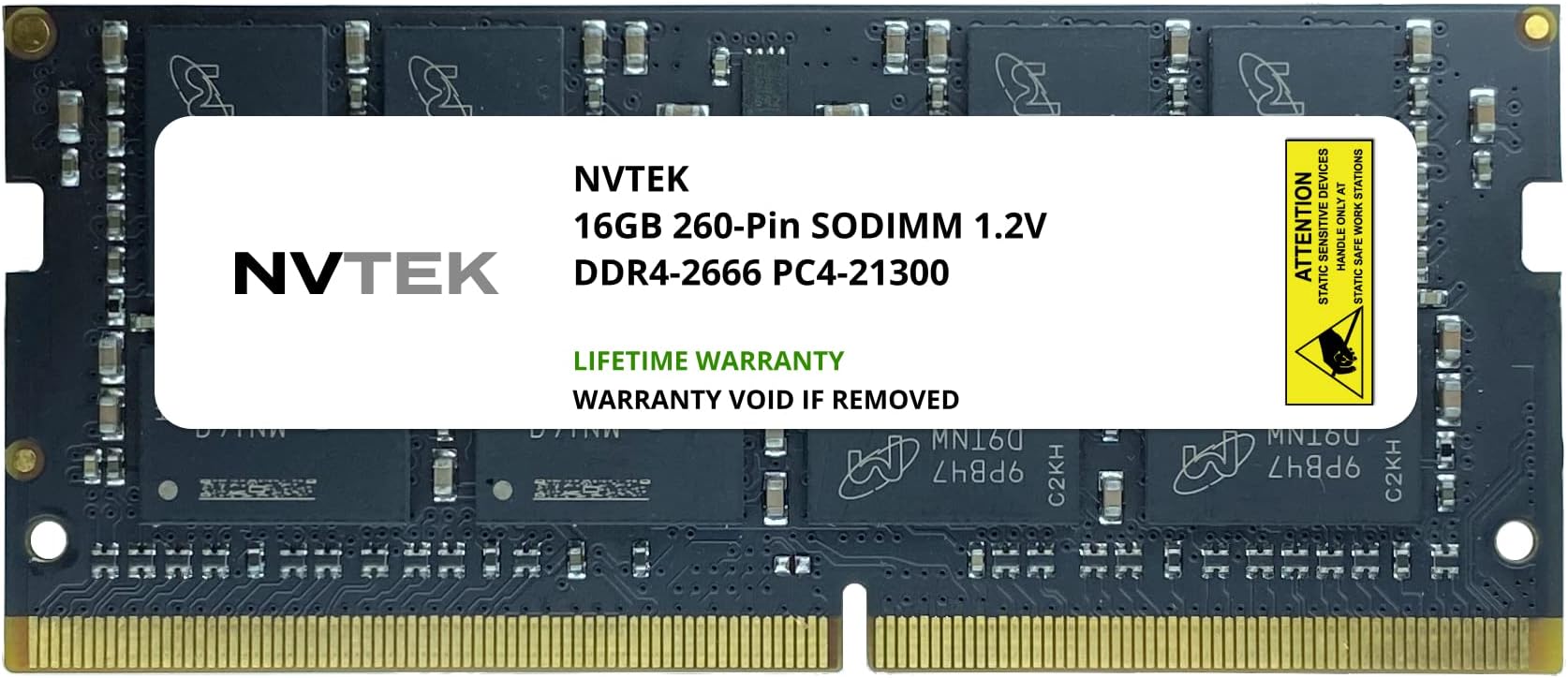 16GB (2X8GB) DDR3 1600MHZ PC3-12800 NON-ECC SODIMM NVTEK Laptop AIO PC ...