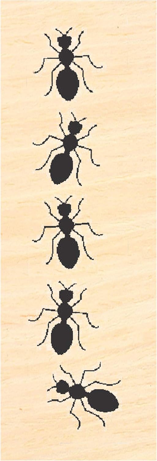 Amazon.com: Ants Rubber Stamp WM P55 2x0.5 : Arts, Crafts & Sewing