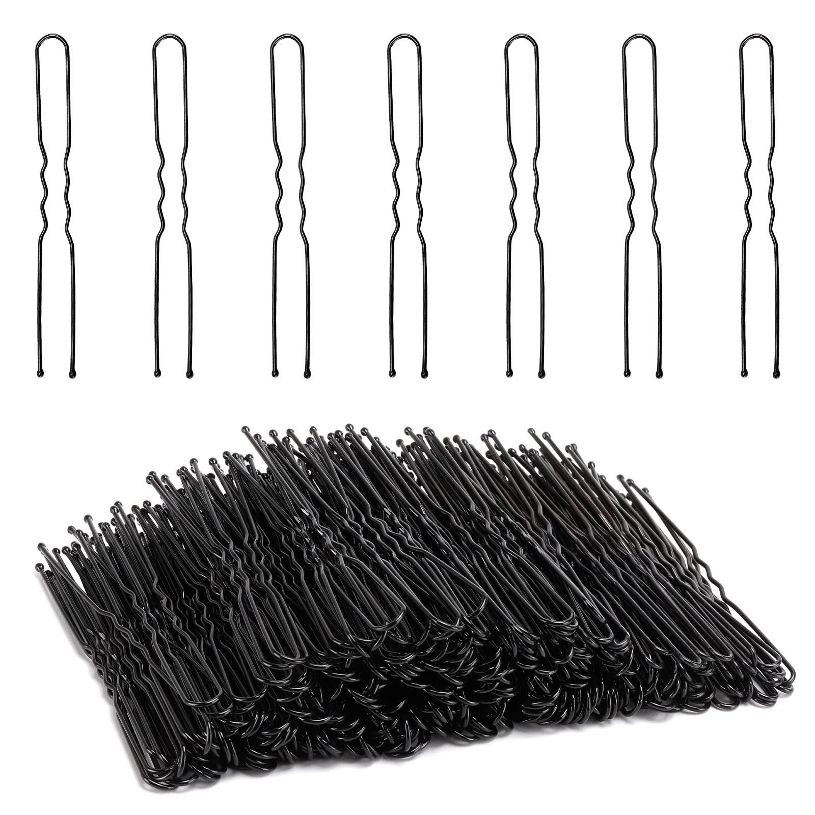 Amazon.com : Tbestmax 300 Hair Bun Bobby Pins U Shaped Pin with Box ...