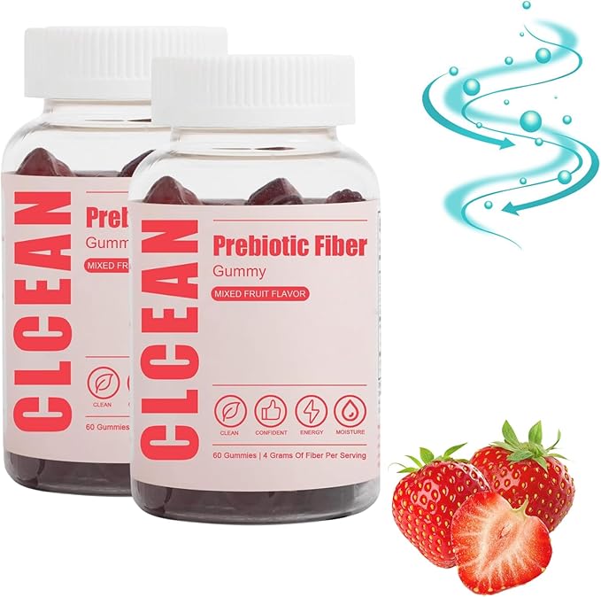 Amazon.com: Peachy Clean Fiber Gummies for Men, Clean Prebiotic Fiber ...