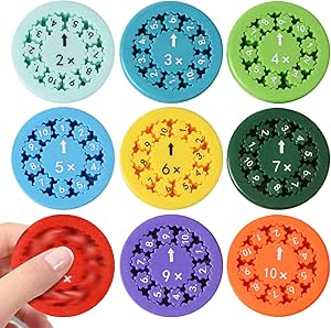 Amazon.com: Updated Math Fact Fidget Spinners, Math Facts Fidget ...