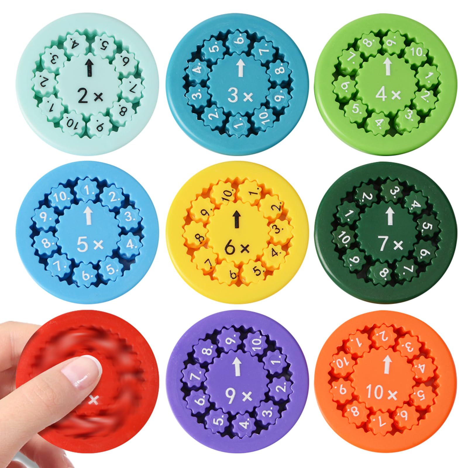 Amazon.com: KRYYA Math Fact Fidget Spinners, Math Facts Fidget Spinners ...