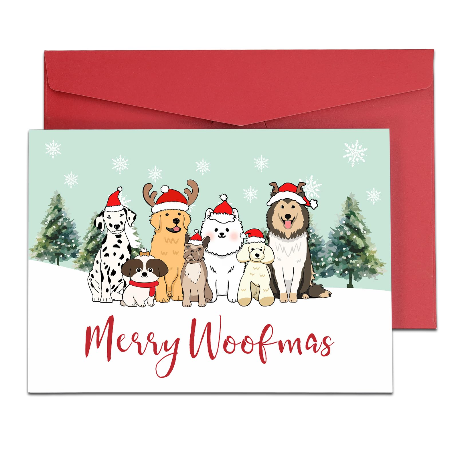 Amazon.com : Dog Christmas Cards, Dog Christmas Gifts Bulk, Christmas ...