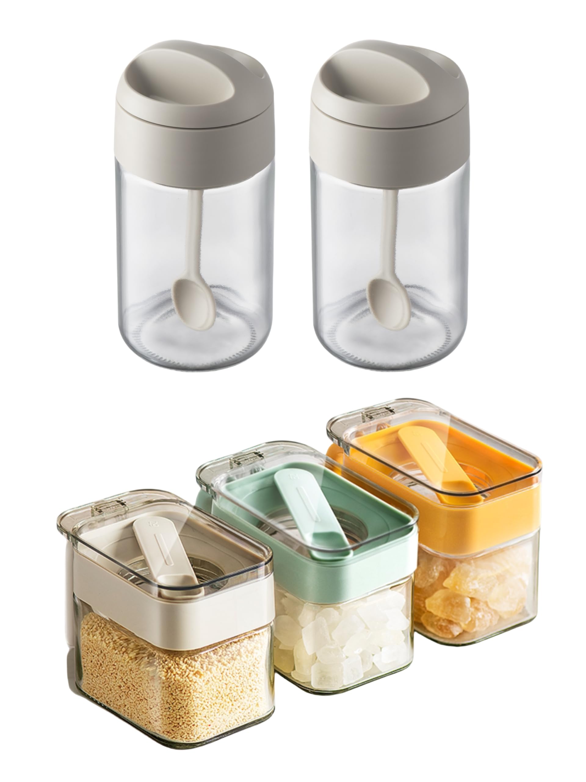 Amazon.com | DAHUITX Condiment Jar and Spice jars: Condiment Pots