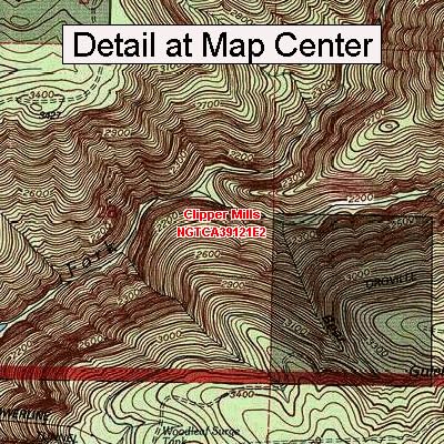 Amazon.com : USGS Topographic Quadrangle Map - Clipper Mills ...