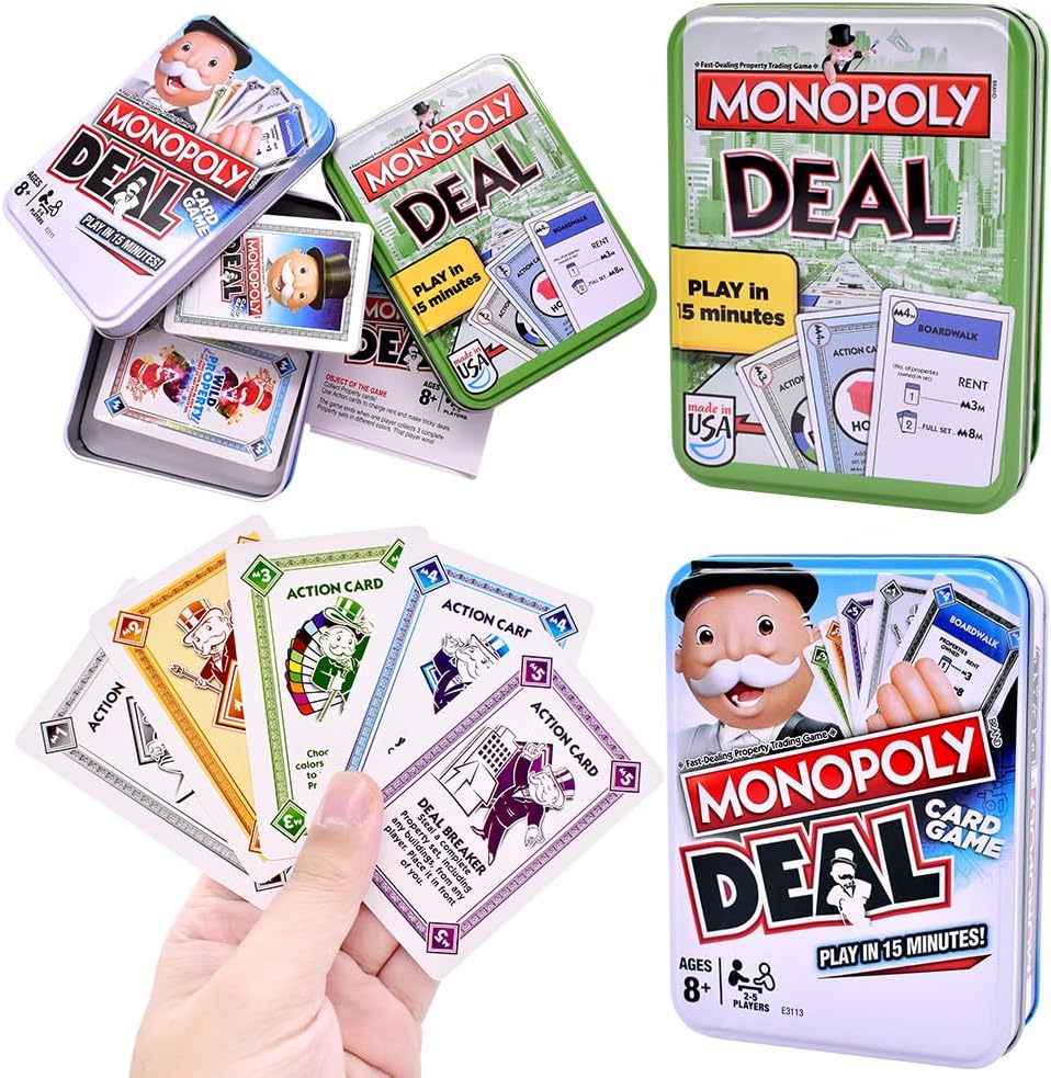 2pcs Deal Card Game - Quick-Playing for 2+ Players With 110 Cards in ...