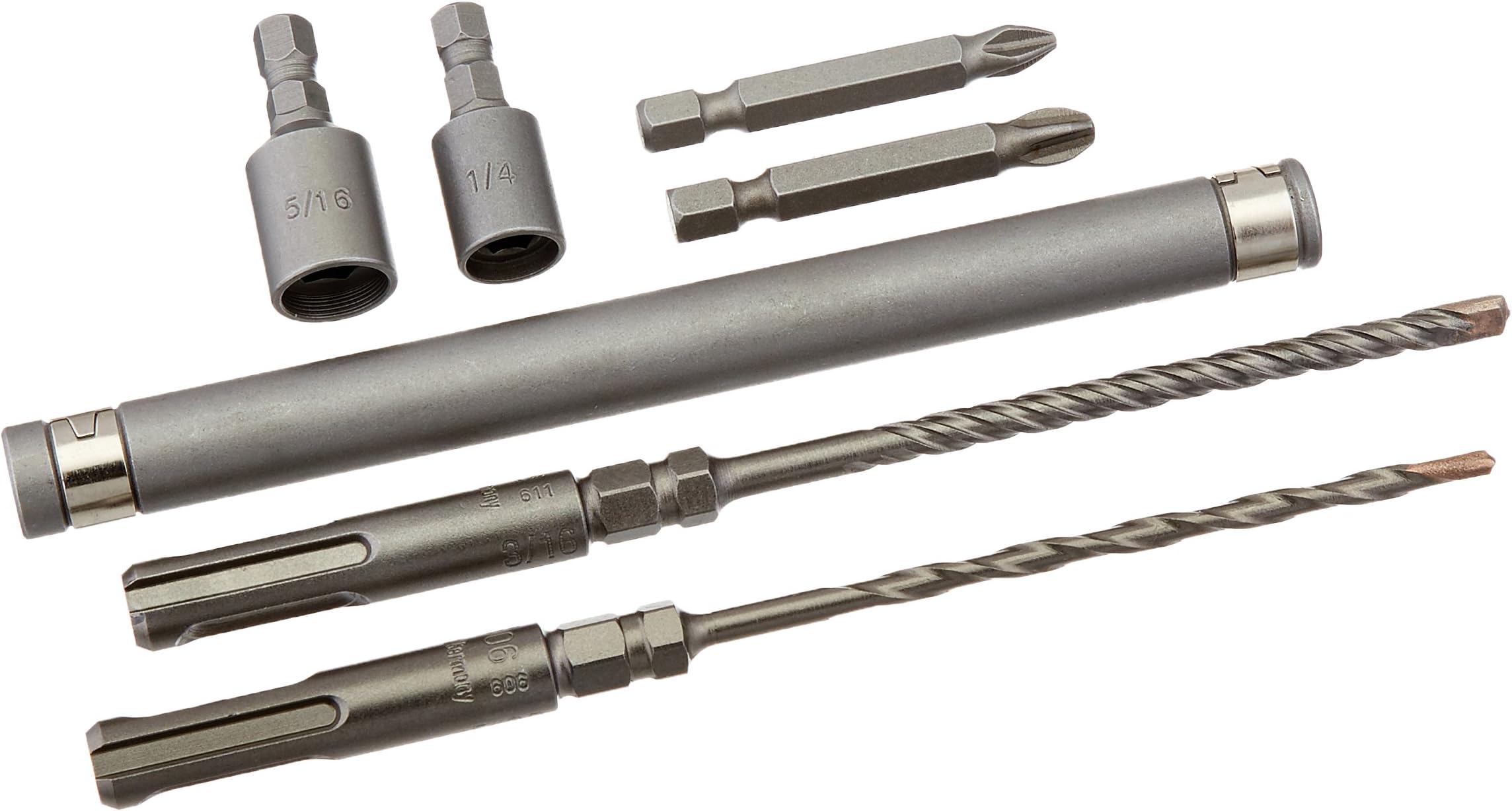 Tapcon 79013 Pro Installation Tool Kit with Star Bit for Concrete ...