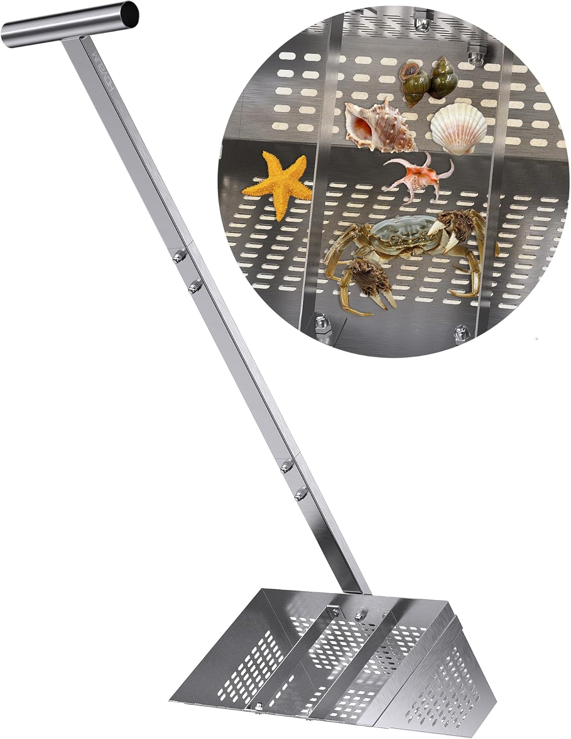 Amazon.com : MUSVOH Sand Rake for Beach,Sand Rake with Wide Trapezoidal ...